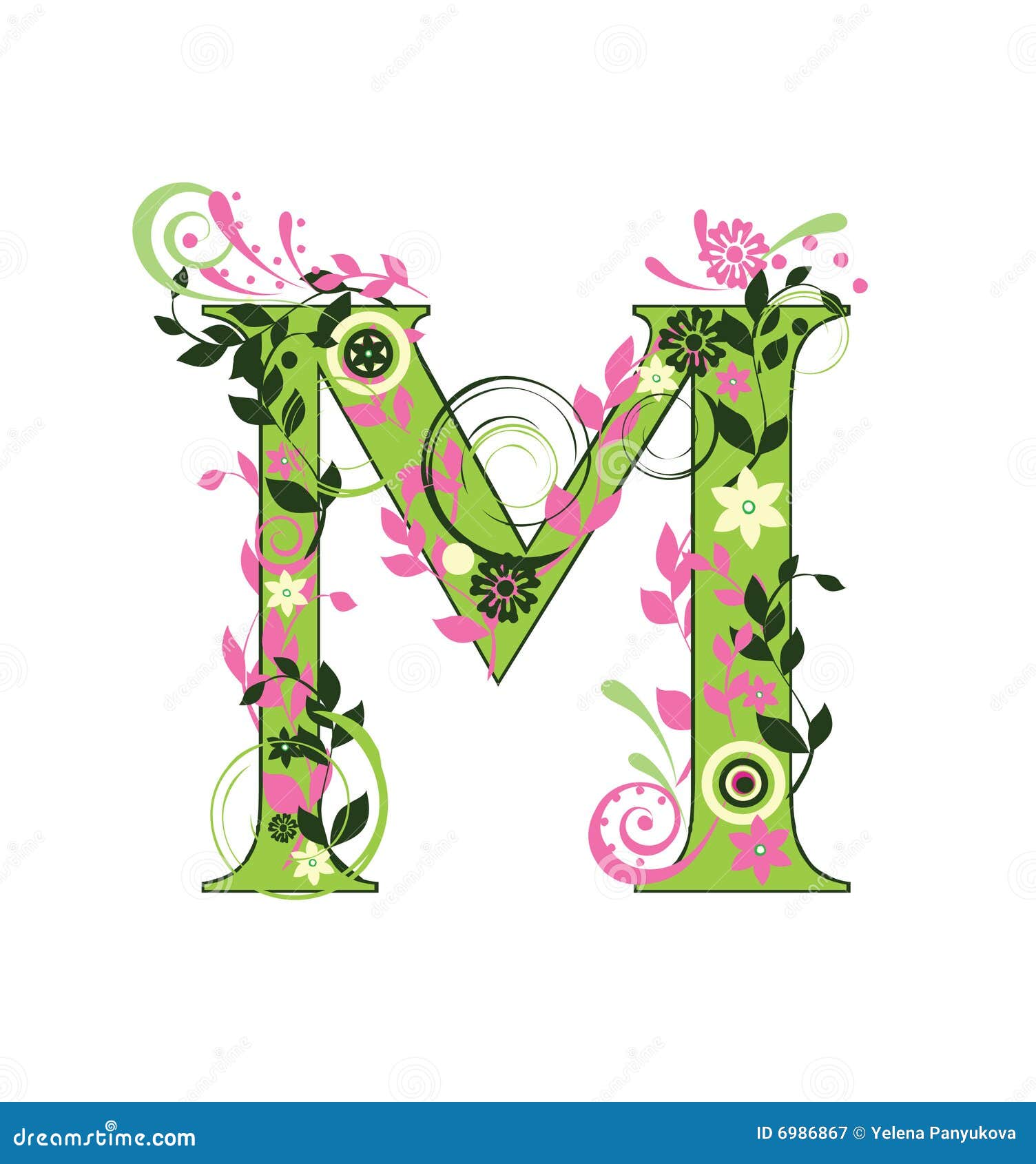 Character M stock vector. Illustration of type, words - 6986867