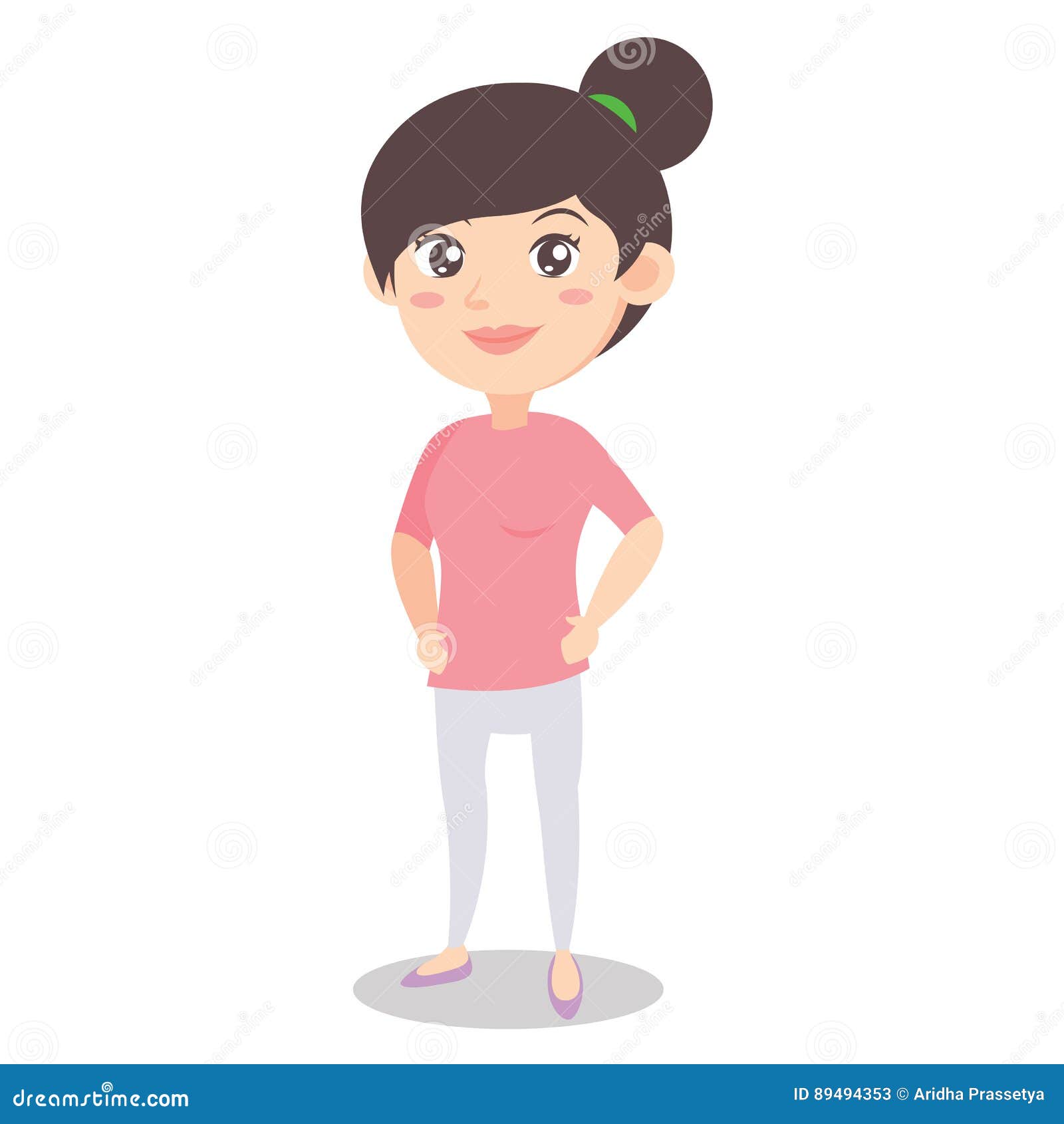 Character of Mother Standing Design Stock Vector - Illustration of ...