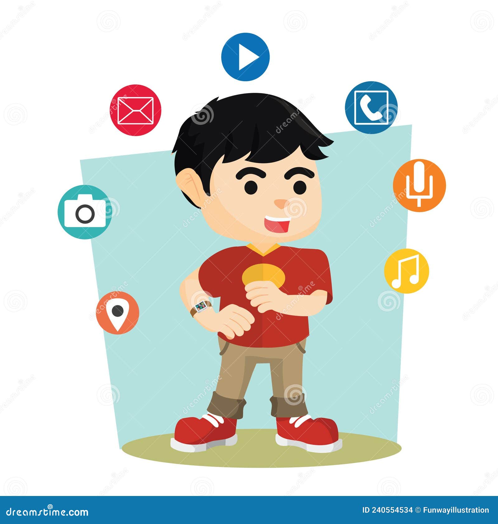 Character People Cartoon Vector Design Stock Vector - Illustration of ...