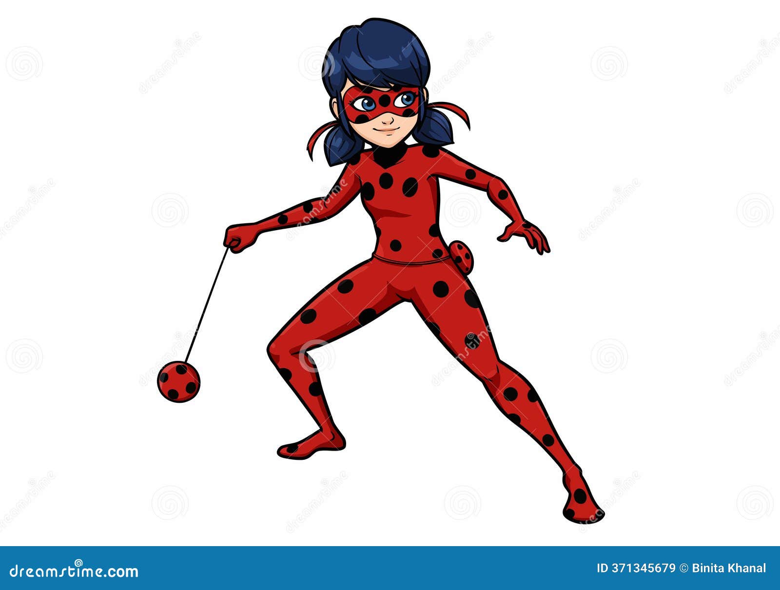Miraculous Ladybug Clip Art Vector Illustration | CartoonDealer.com ...