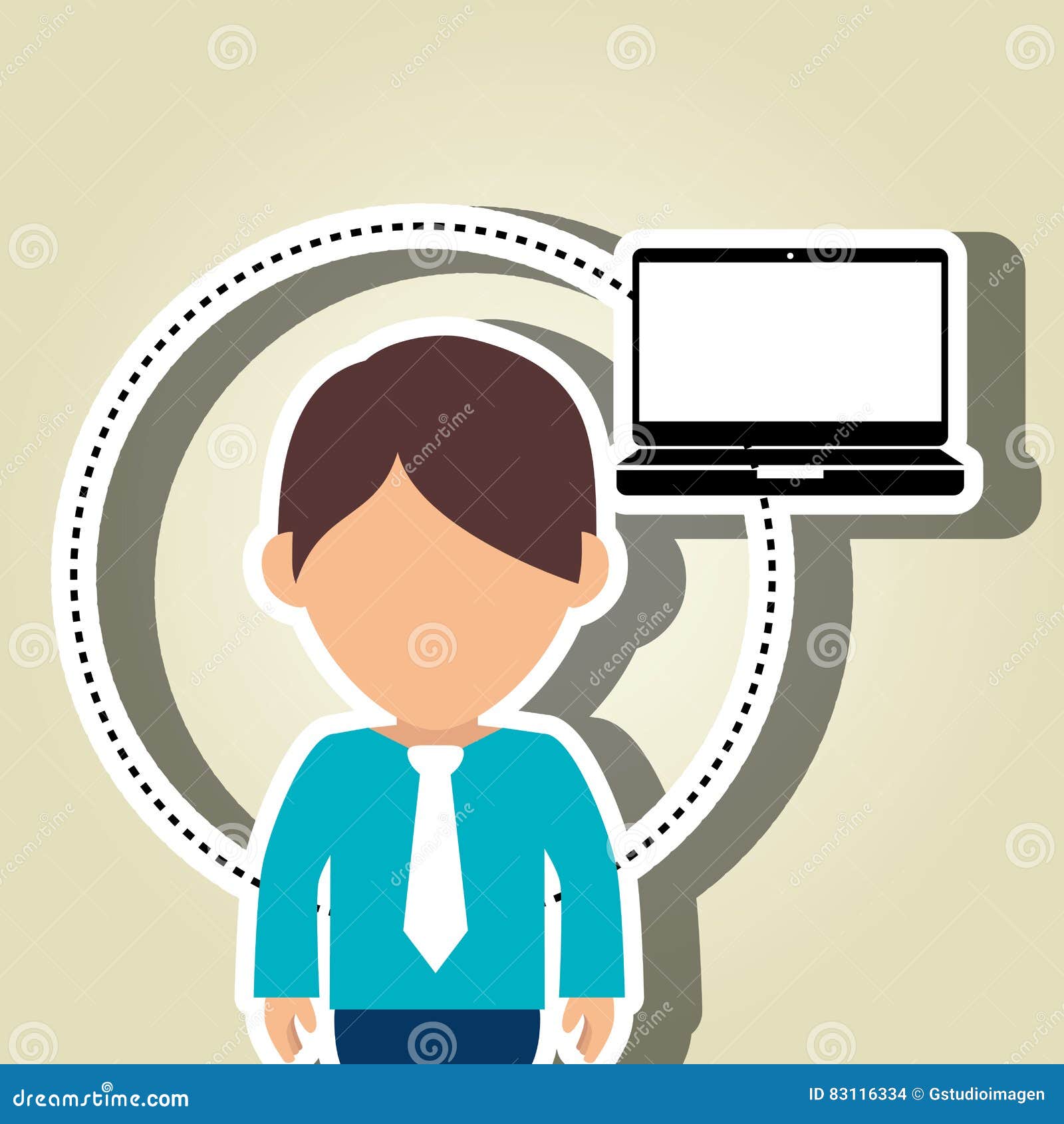 Character Secure Protection Stock Illustration - Illustration of data ...