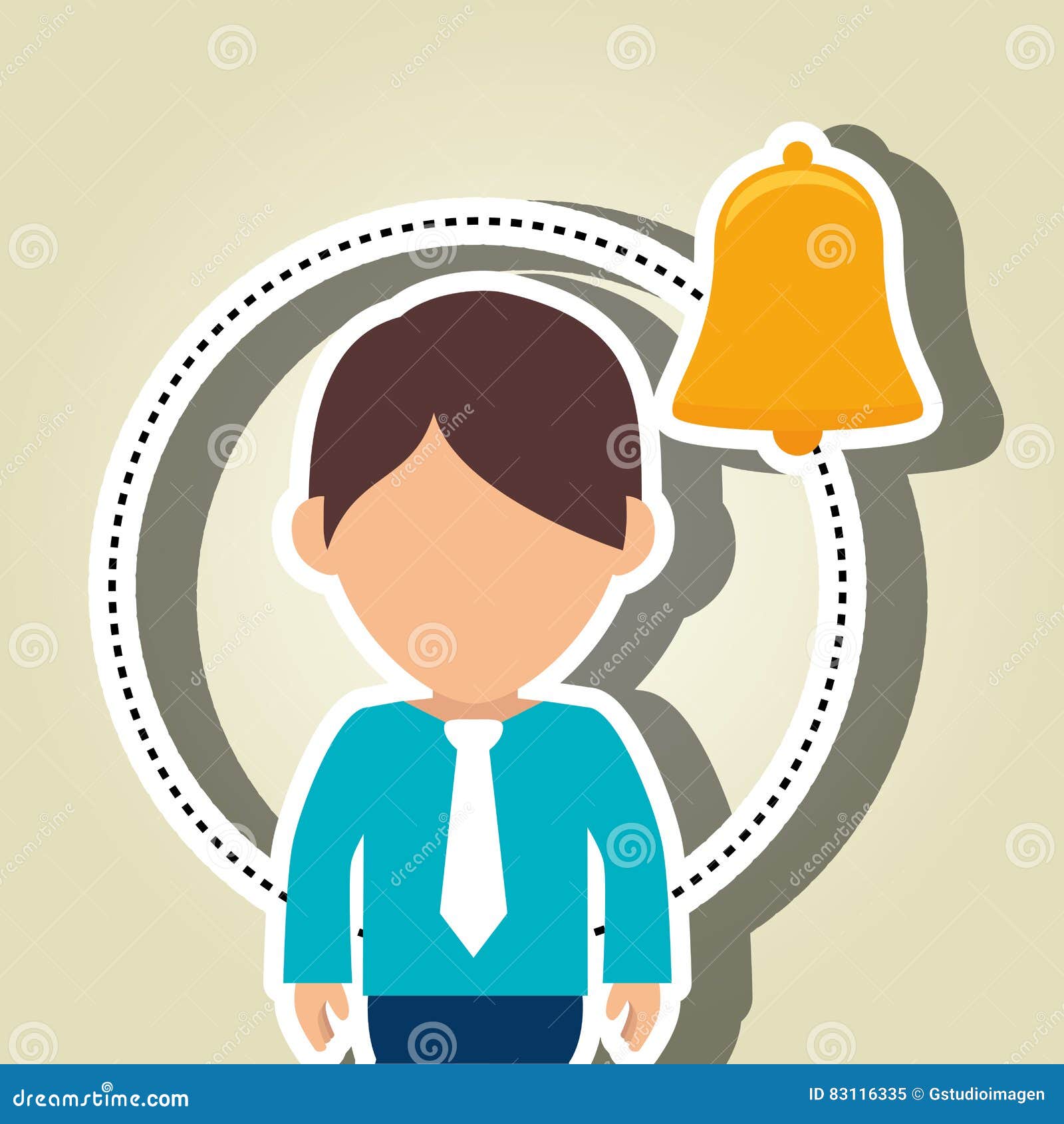 Character Secure Protection Stock Illustration - Illustration of defend ...