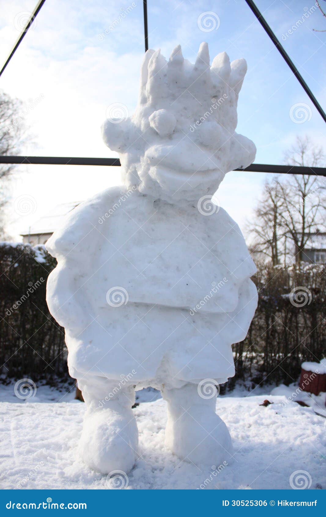 Character of snow stock photo. Image of winter, comic - 30525306