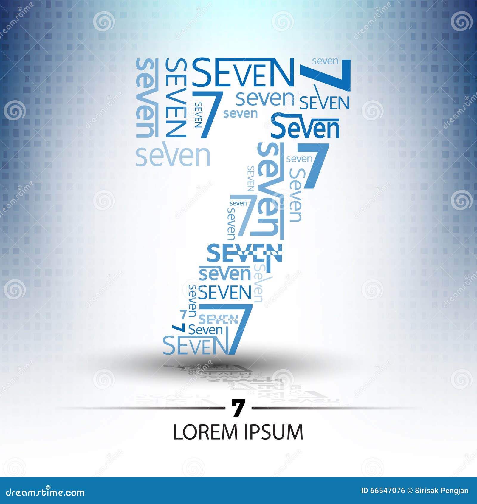 Seven Logo. 7s Stylized Graphic Symbols Alphabet Numbers Letter Icons ...