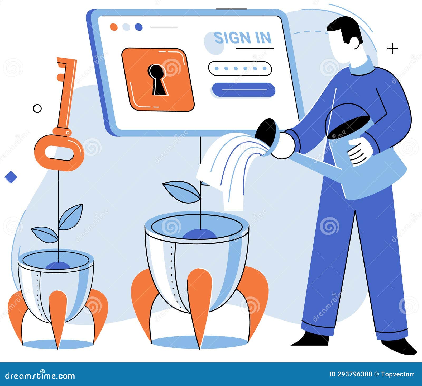 Character Use Cyber Security Services To Protect Personal Data, Protection of Electronic ...