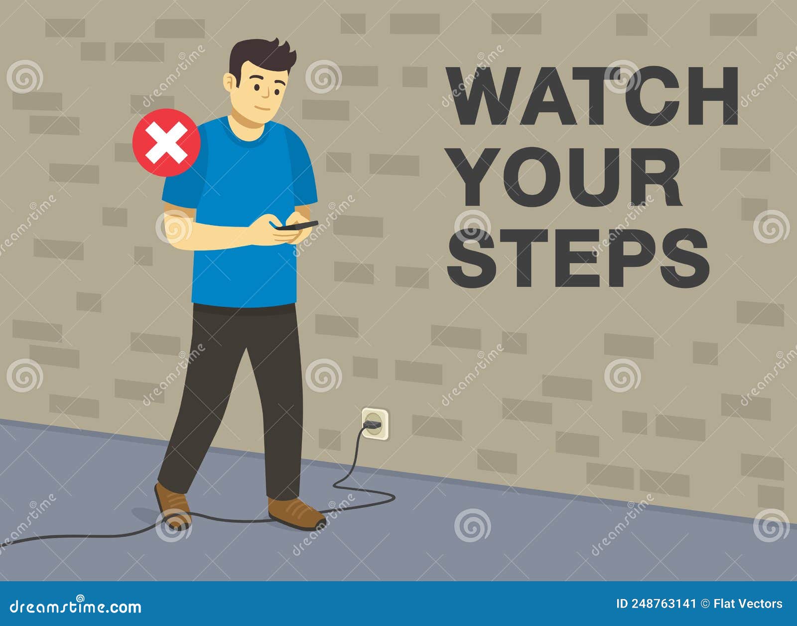 Tripping Man Vector Pictogram | CartoonDealer.com #170663200