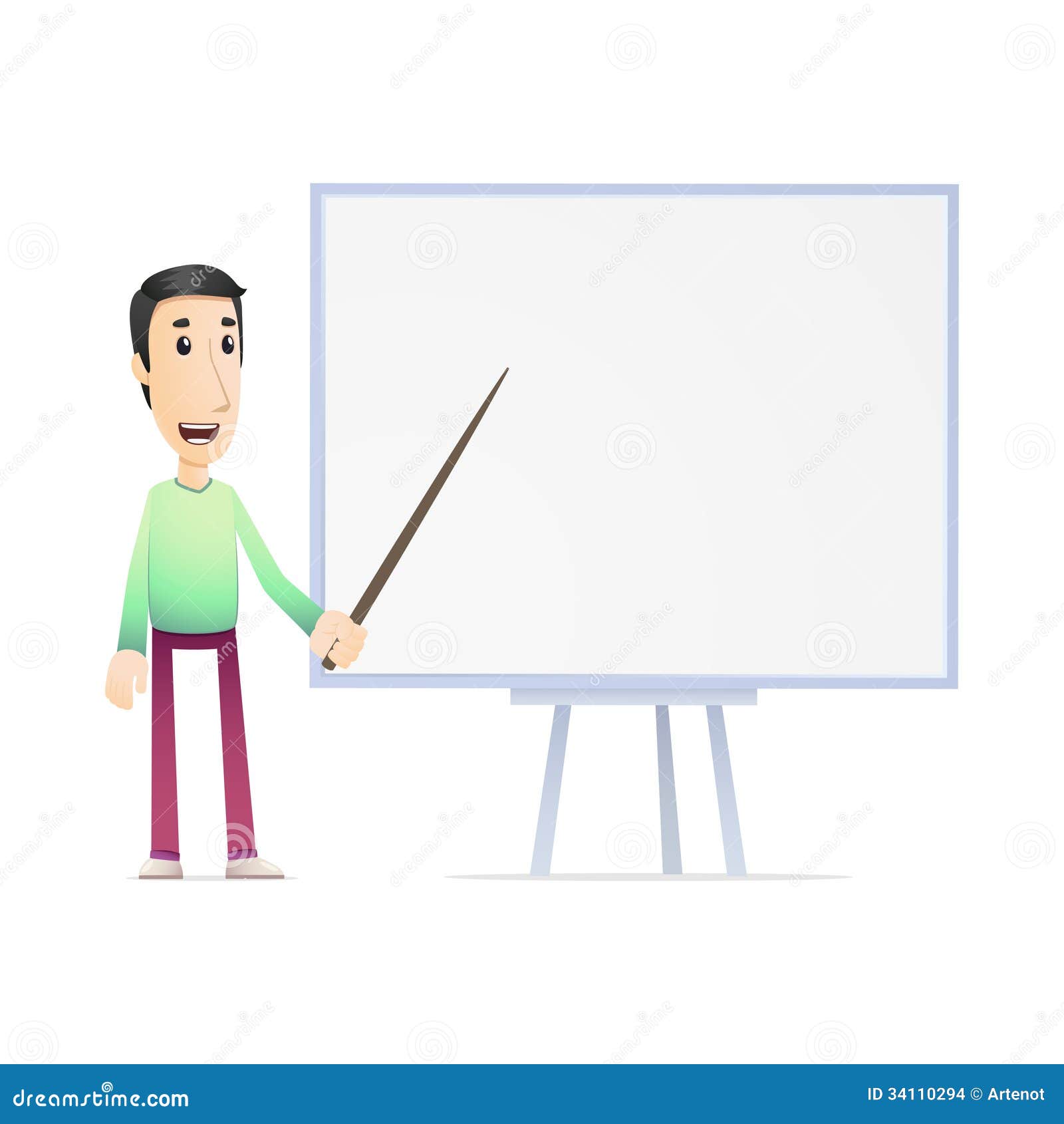 Character in various poses stock vector. Illustration of advice - 34110294