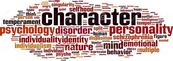 Character Word Cloud Concept Stock Vector - Illustration of nature ...