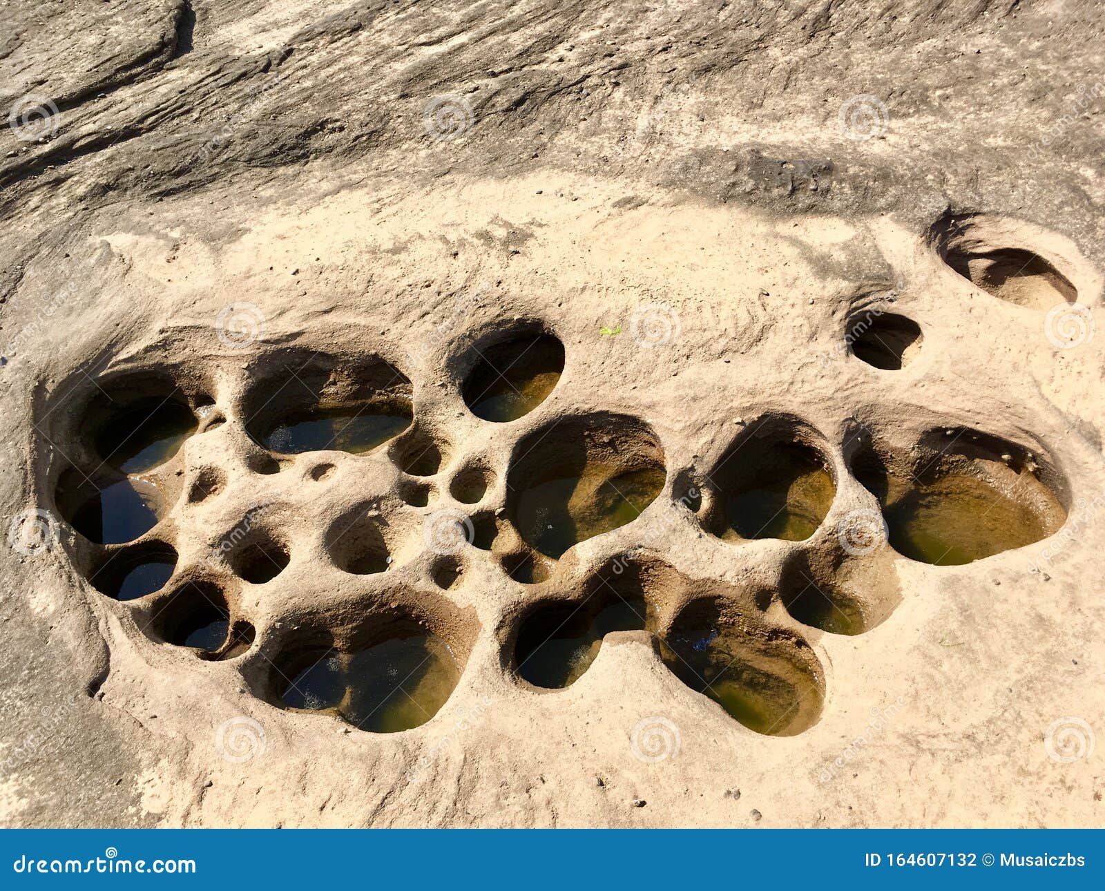 Characteristic Hole Stone Texture Stock Photo - Image of rock, disorder ...