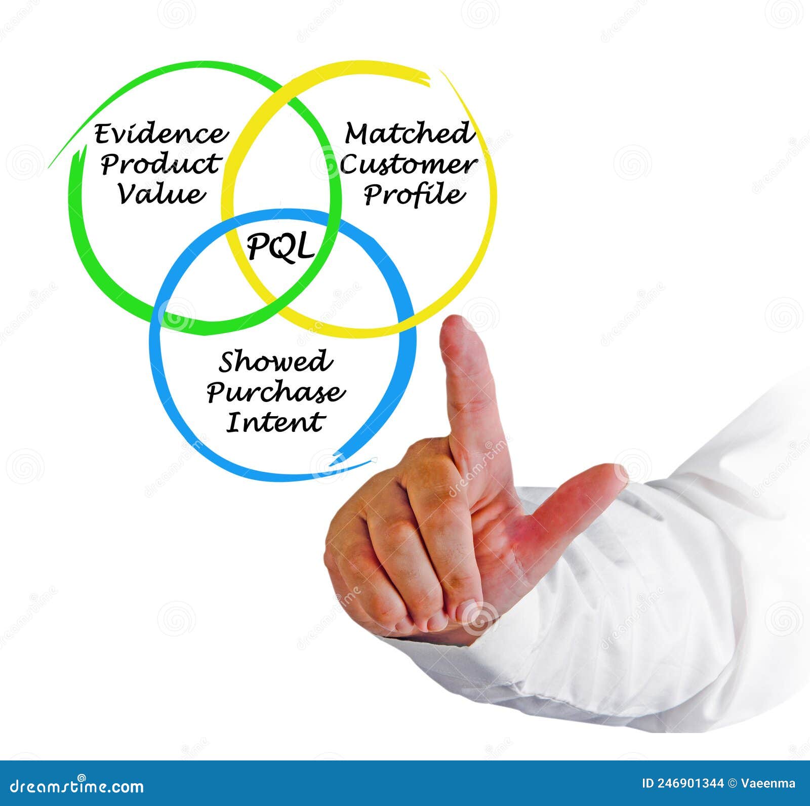 Product Qualified Leads stock photo. Image of purchase - 246901344