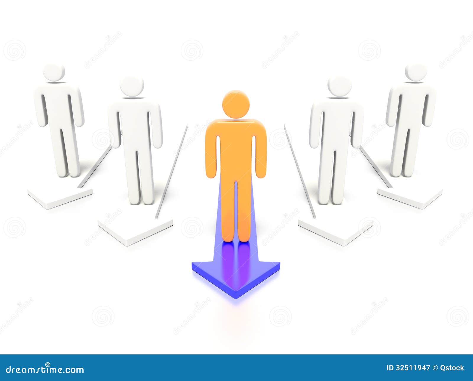 Characters with Arrows. stock illustration. Illustration of arrow ...