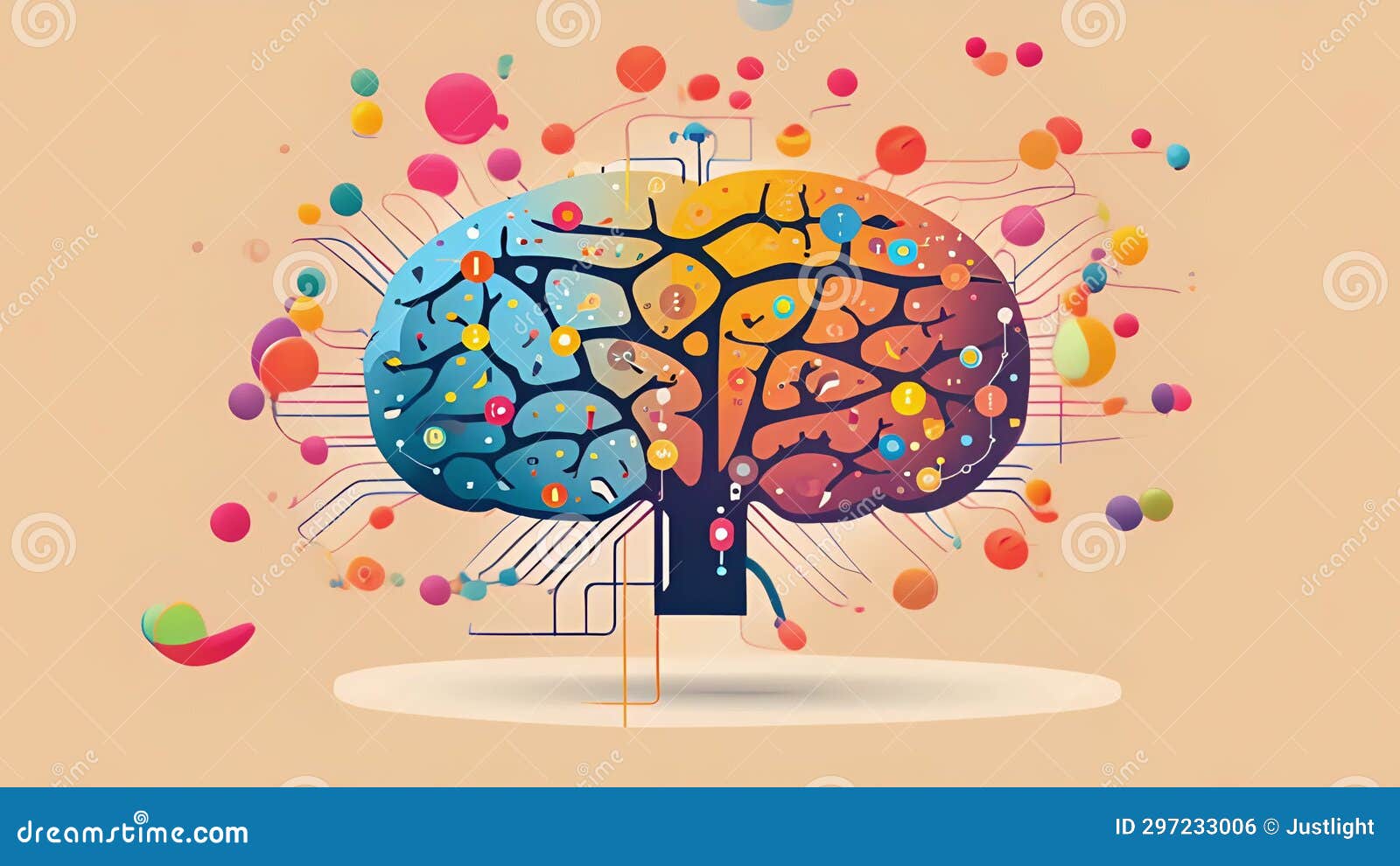 A Characters Brain is Depicted As a Complex Stock Footage - Video of ...