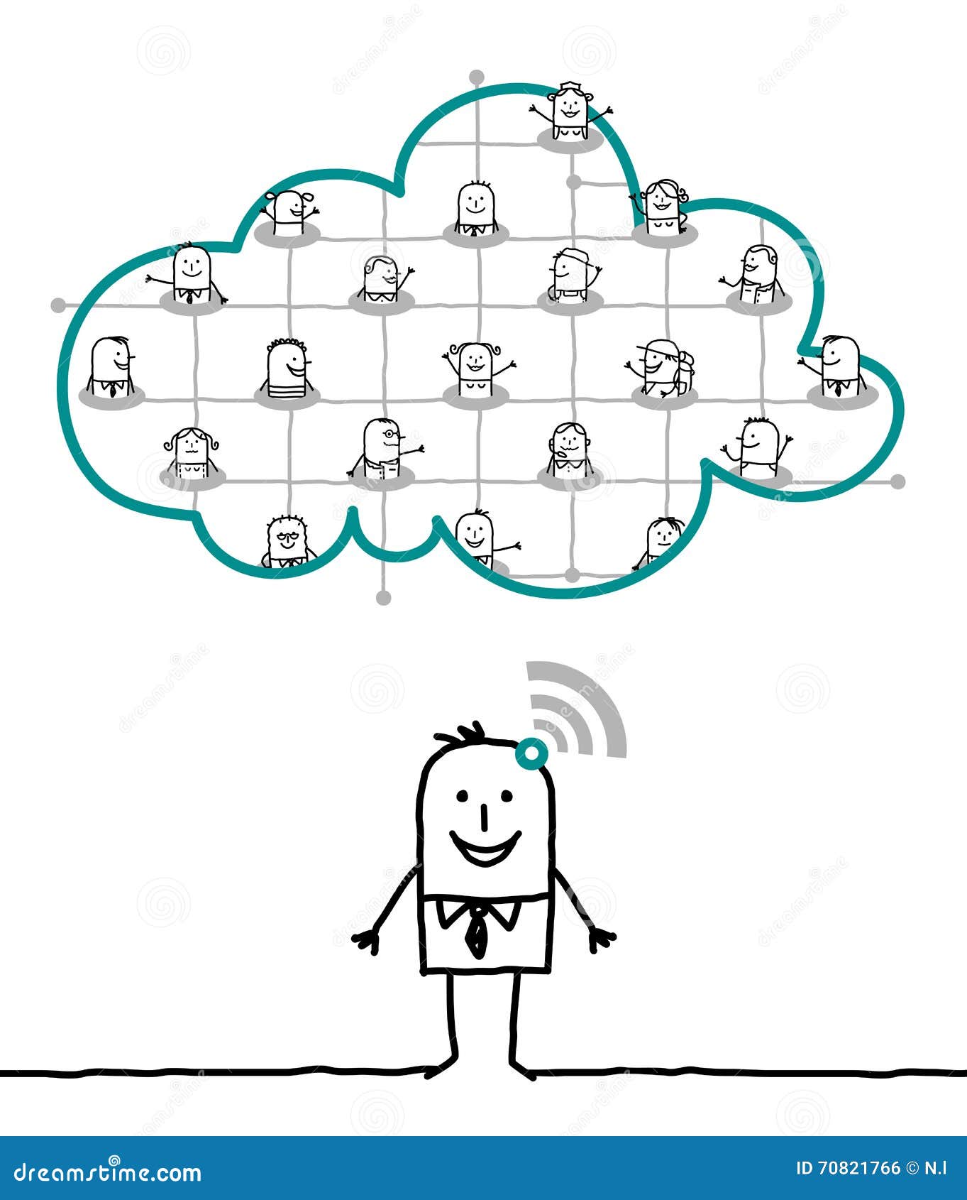 Cloud Network Maintenance Line Icon. Wrench And Screwdriver With Cloud ...