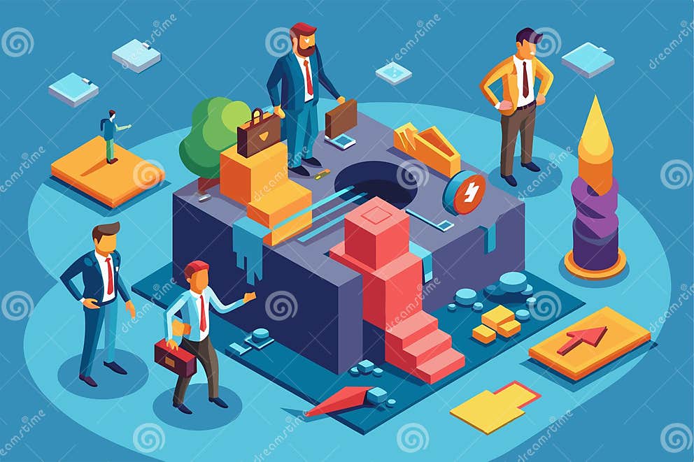 Characters Explore a Conceptual Workspace Illustrating the Challenges ...