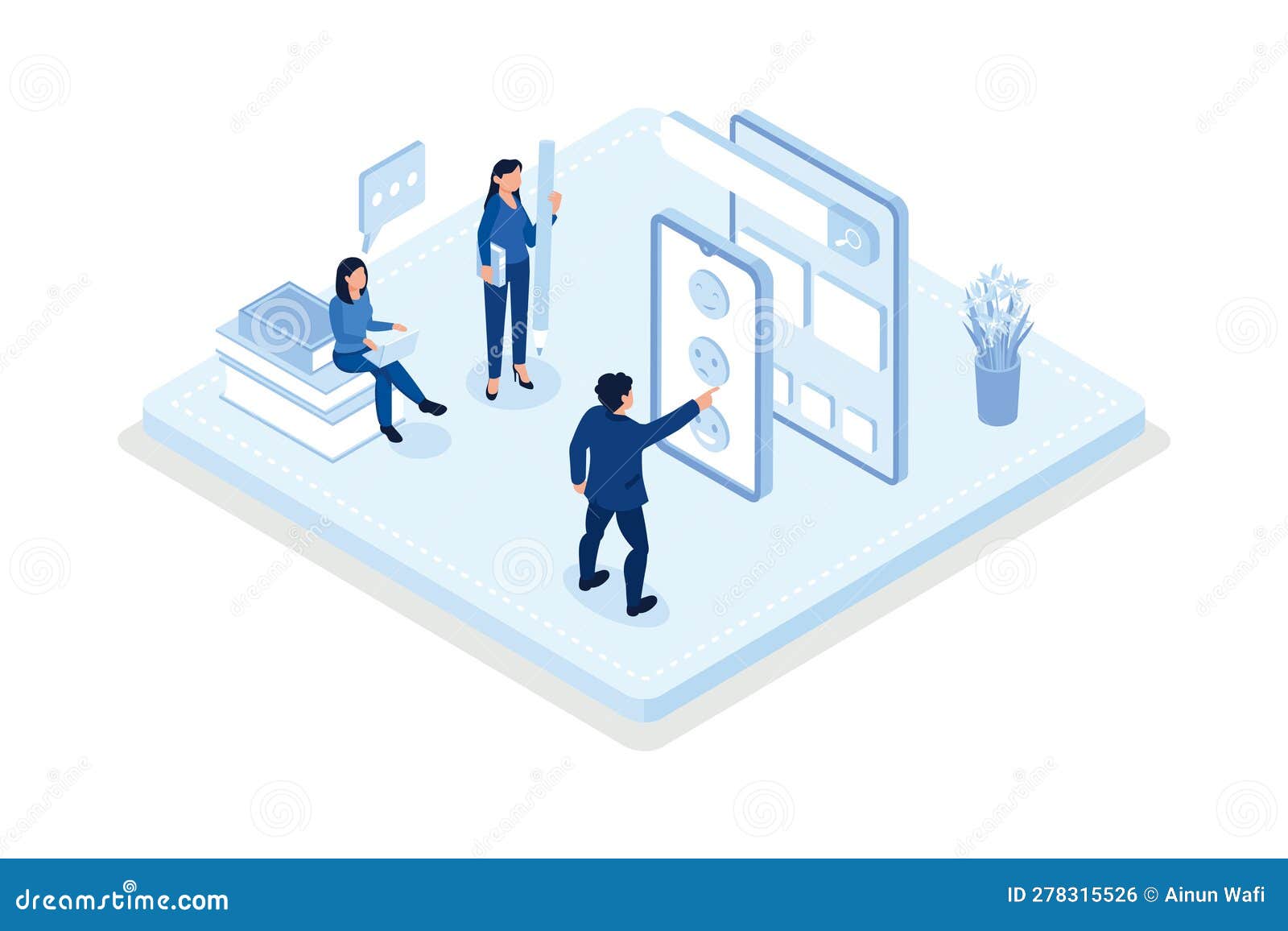 Characters Filling Survey Form, User Experiences Concept Stock Vector ... Characters Filling Survey Form, User Experiences Concept Stock Vector ...