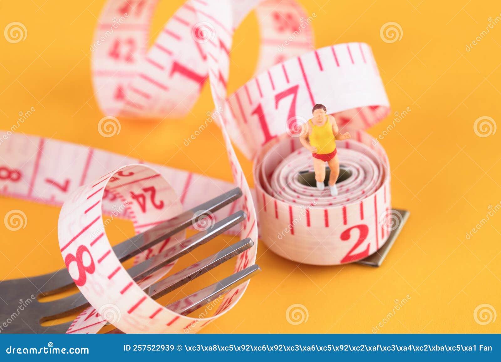 The Characters in the Miniature World Run and Exercise on the Tape ...