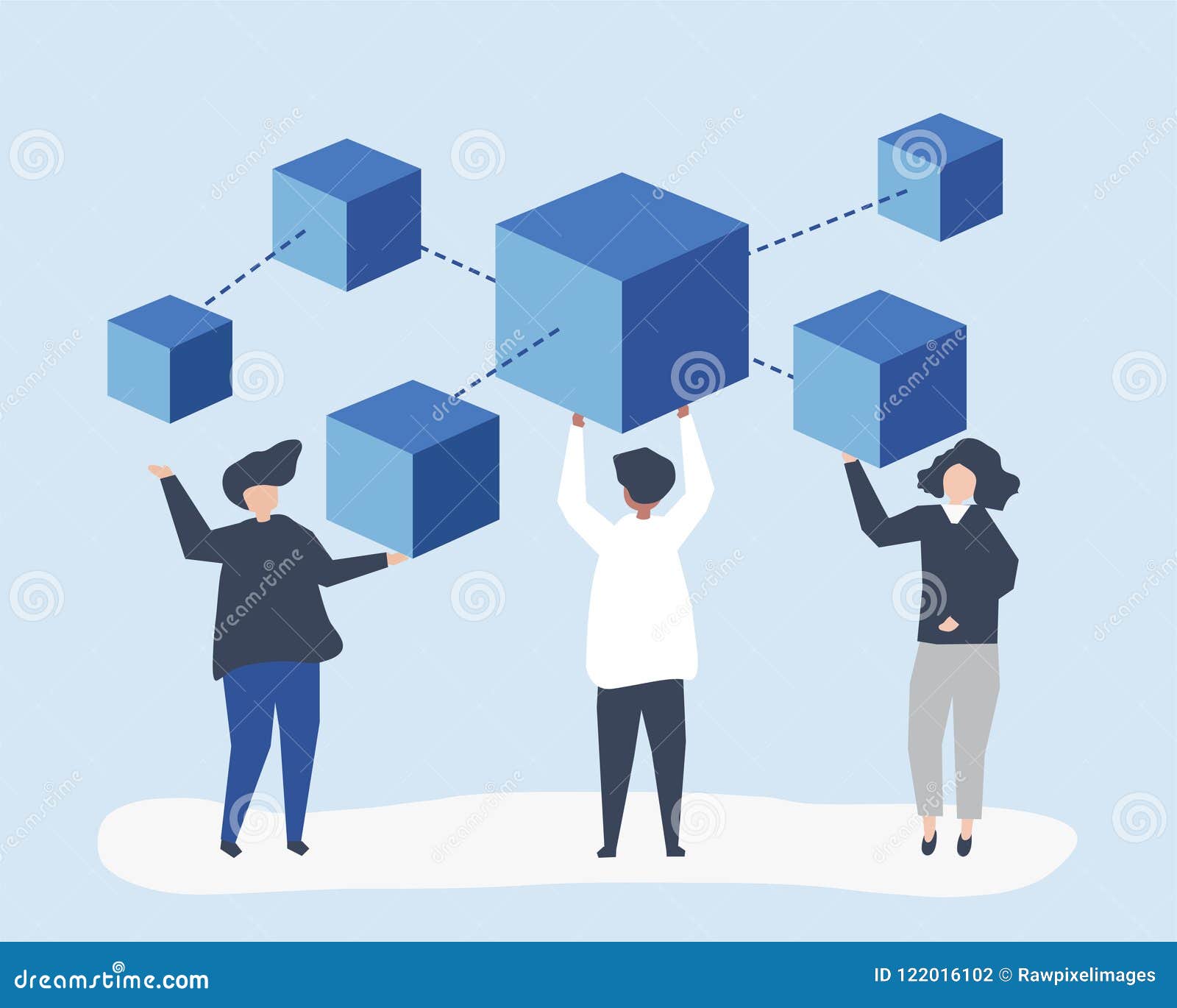 Distributed Characters Stock Illustrations – 18 Distributed Characters ...