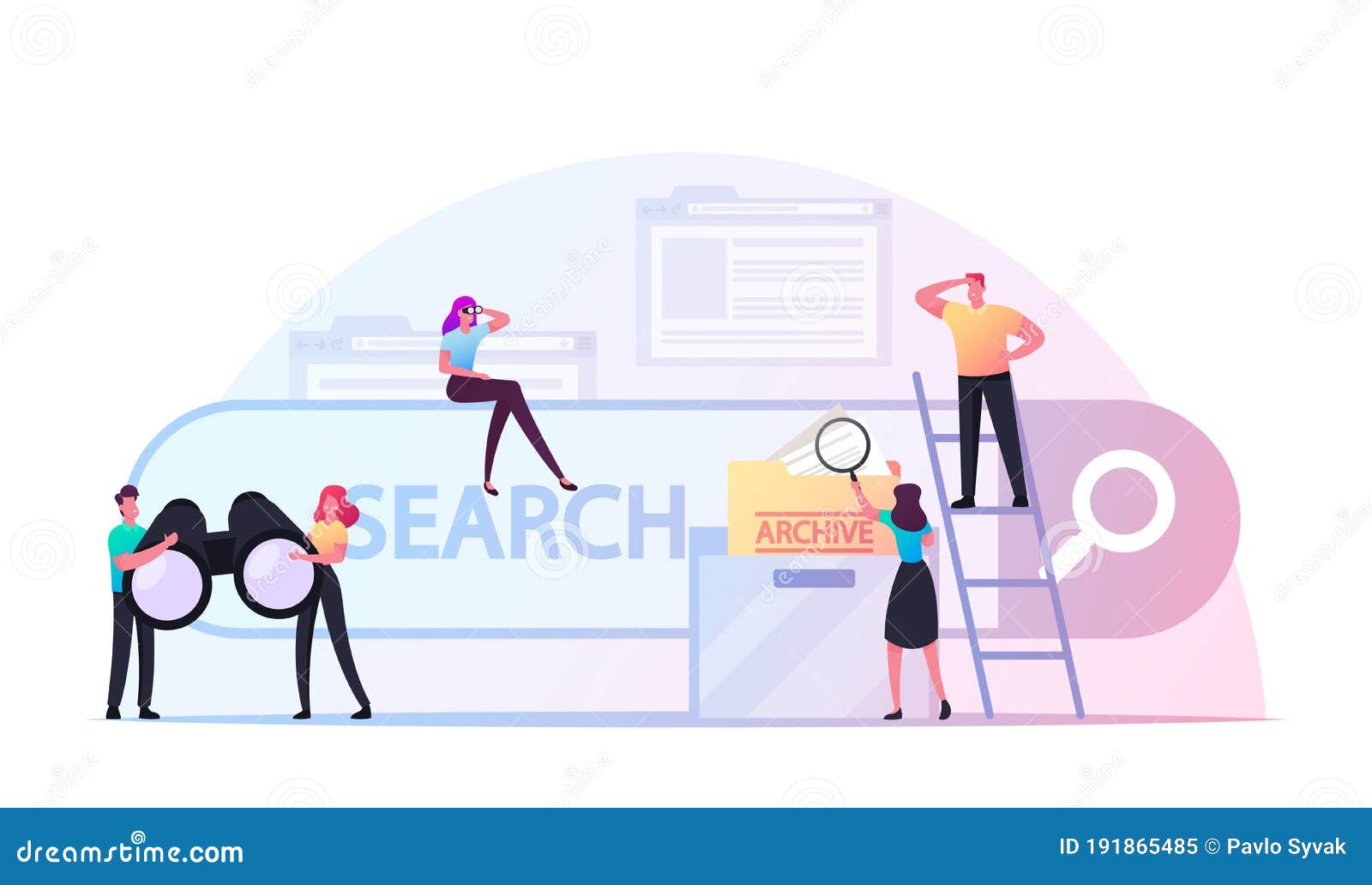 Characters Search Information In Internet Using Browser, Engine ...