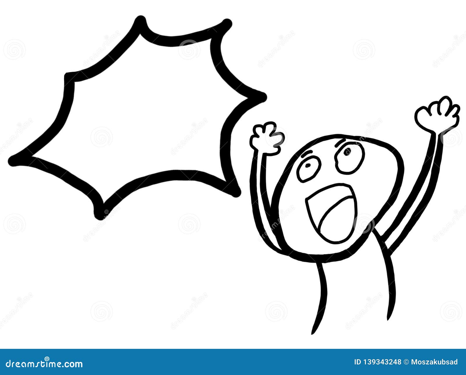 The characters are shocked stock illustration. Illustration of eyes ...