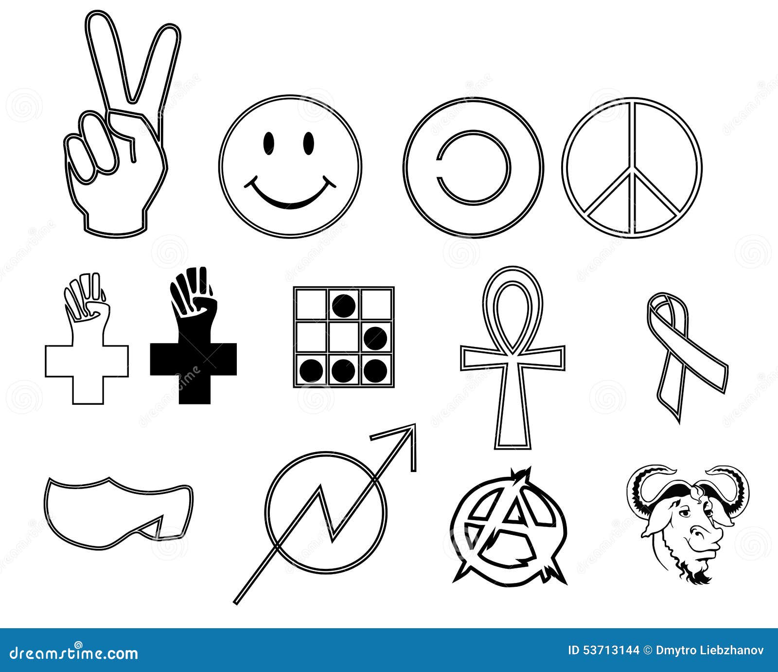 Characters Subcultures Vector Illustration | CartoonDealer.com #53713144