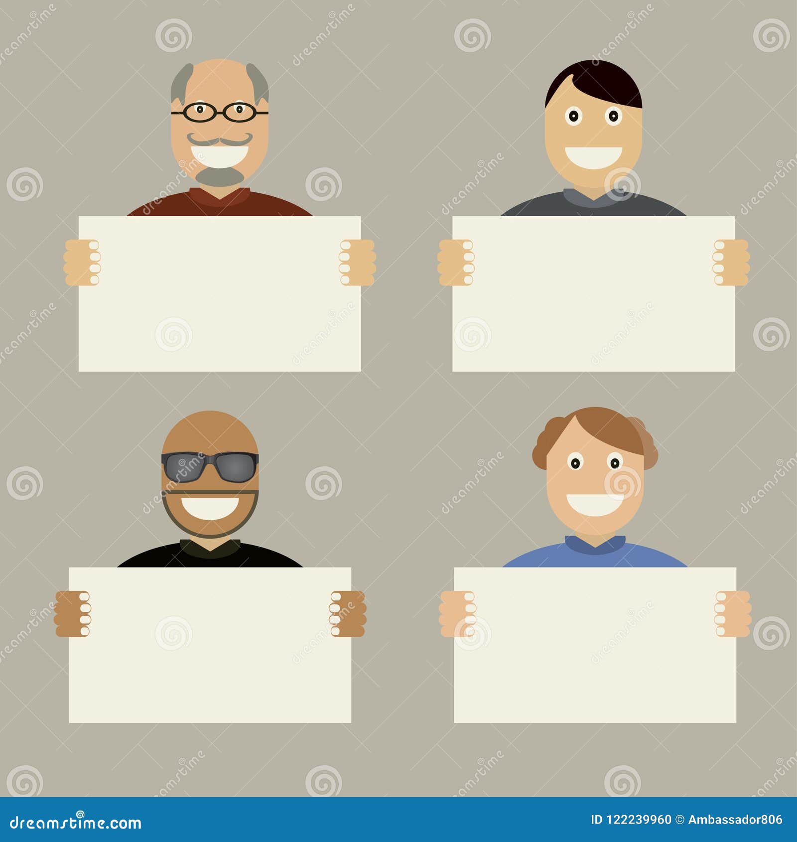 3d Character , Man Empty Stick Notes In His Body Royalty-Free Stock ...