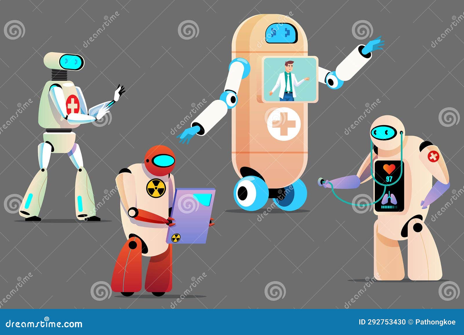 Robots Take Over The Break Room Royalty-Free Cartoon | CartoonDealer ...