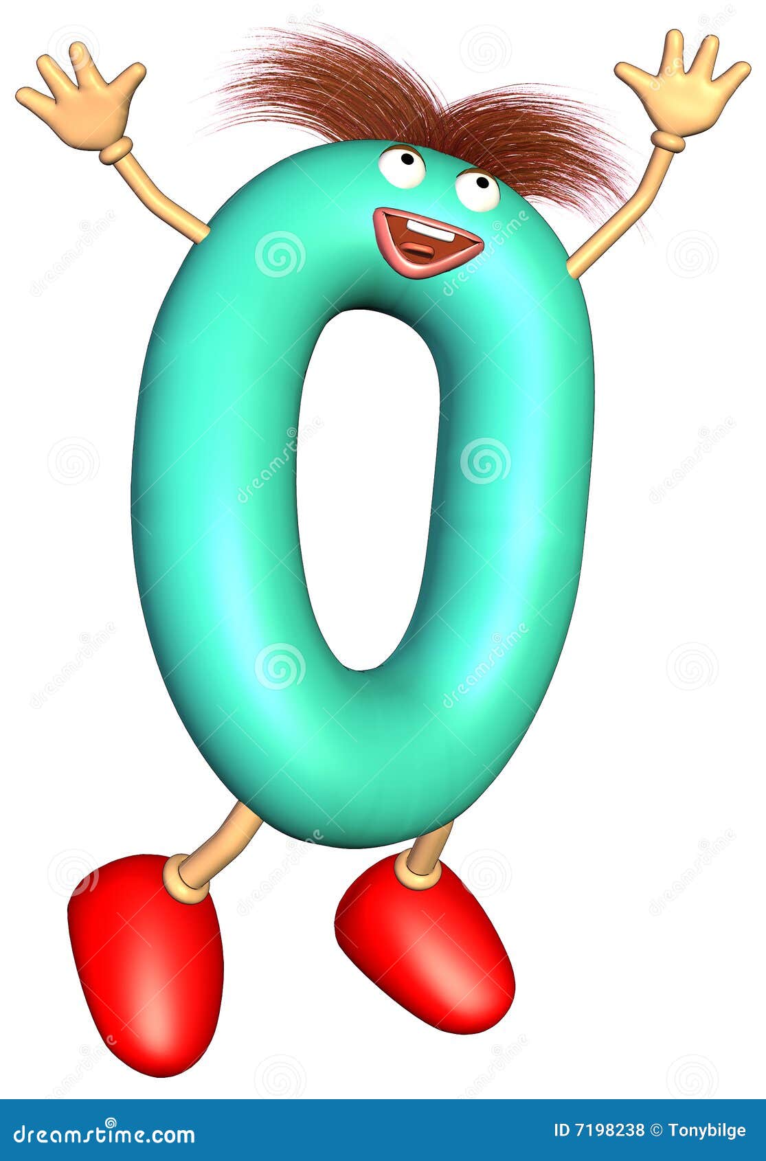 Charakter Cyfra Zero Zdjęcia Royalty Free - Obraz: 7198238