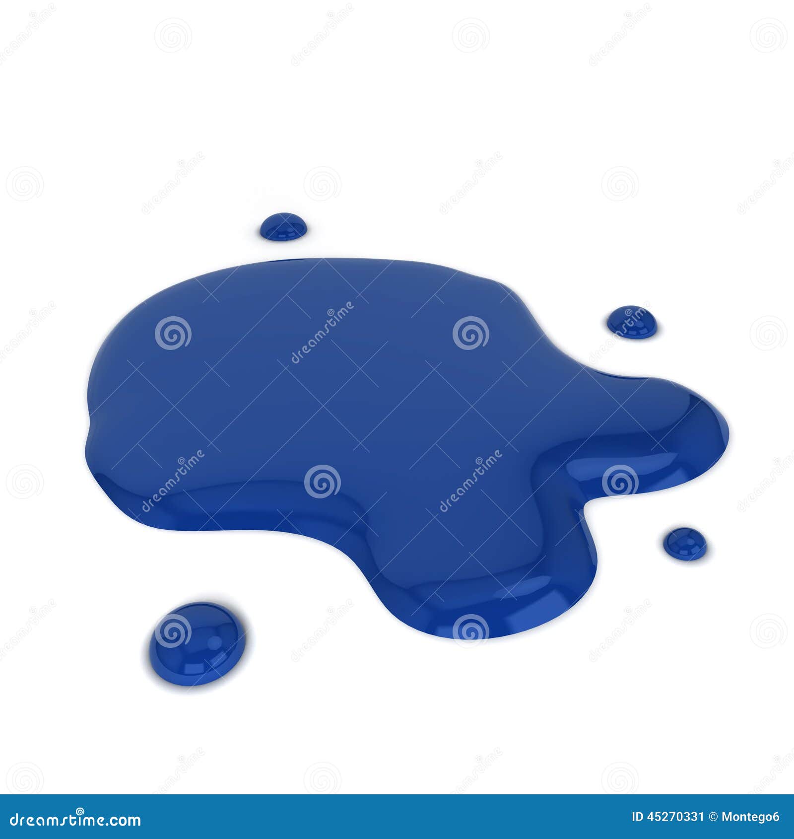 Charco azul stock de ilustración. Ilustración de color - 45270331