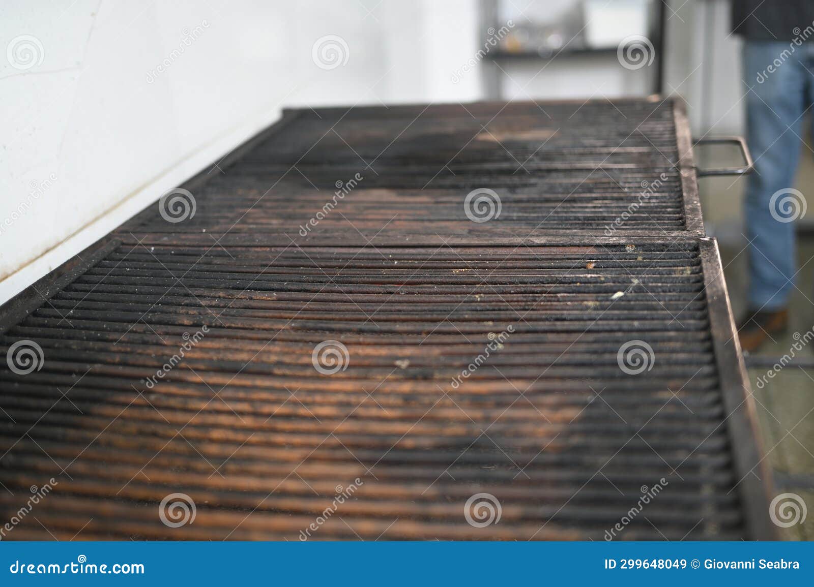 Charcoal Barbecue Lit Wood with Fire for Roasts Stock Image - Image of ...