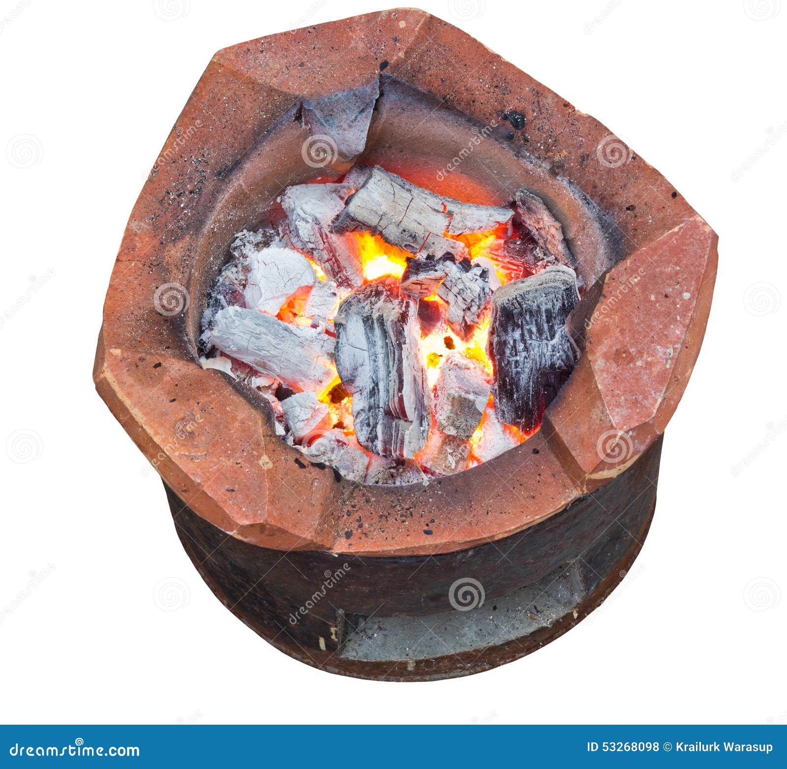 Ancient Brazier, In Wrought Iron, Hanging On The Internal Wall, Above ...