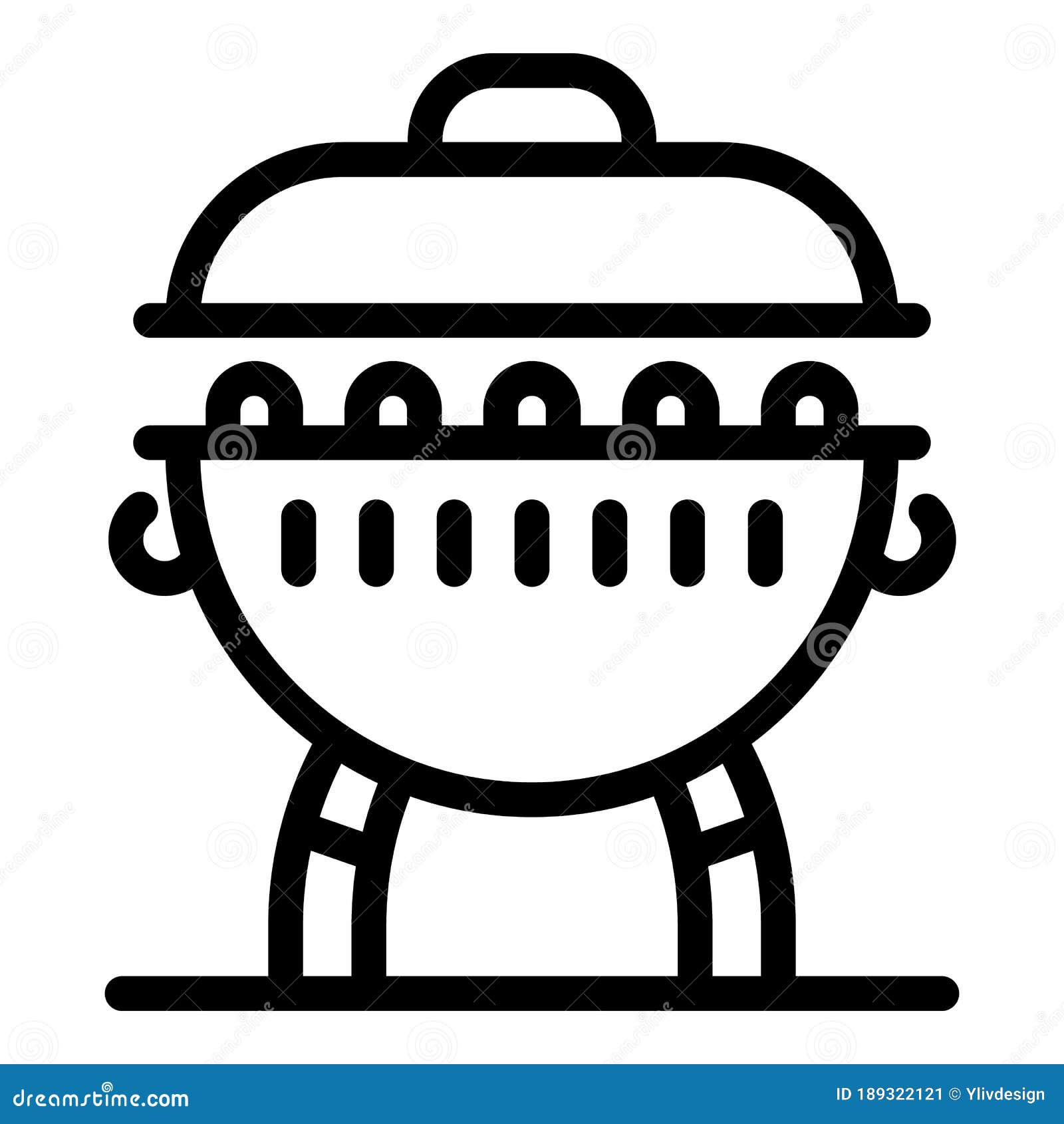 Brazier Icon Black And White Vector Outline Sign | CartoonDealer.com ...