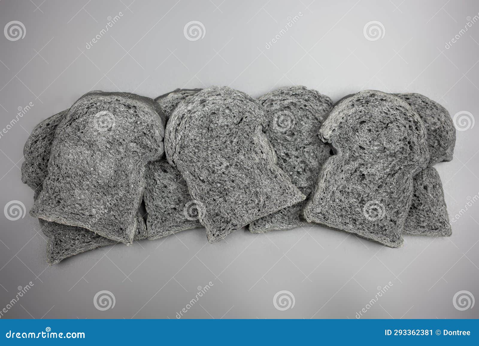 Charcoal bread black bread stock image. Image of creative - 293362381