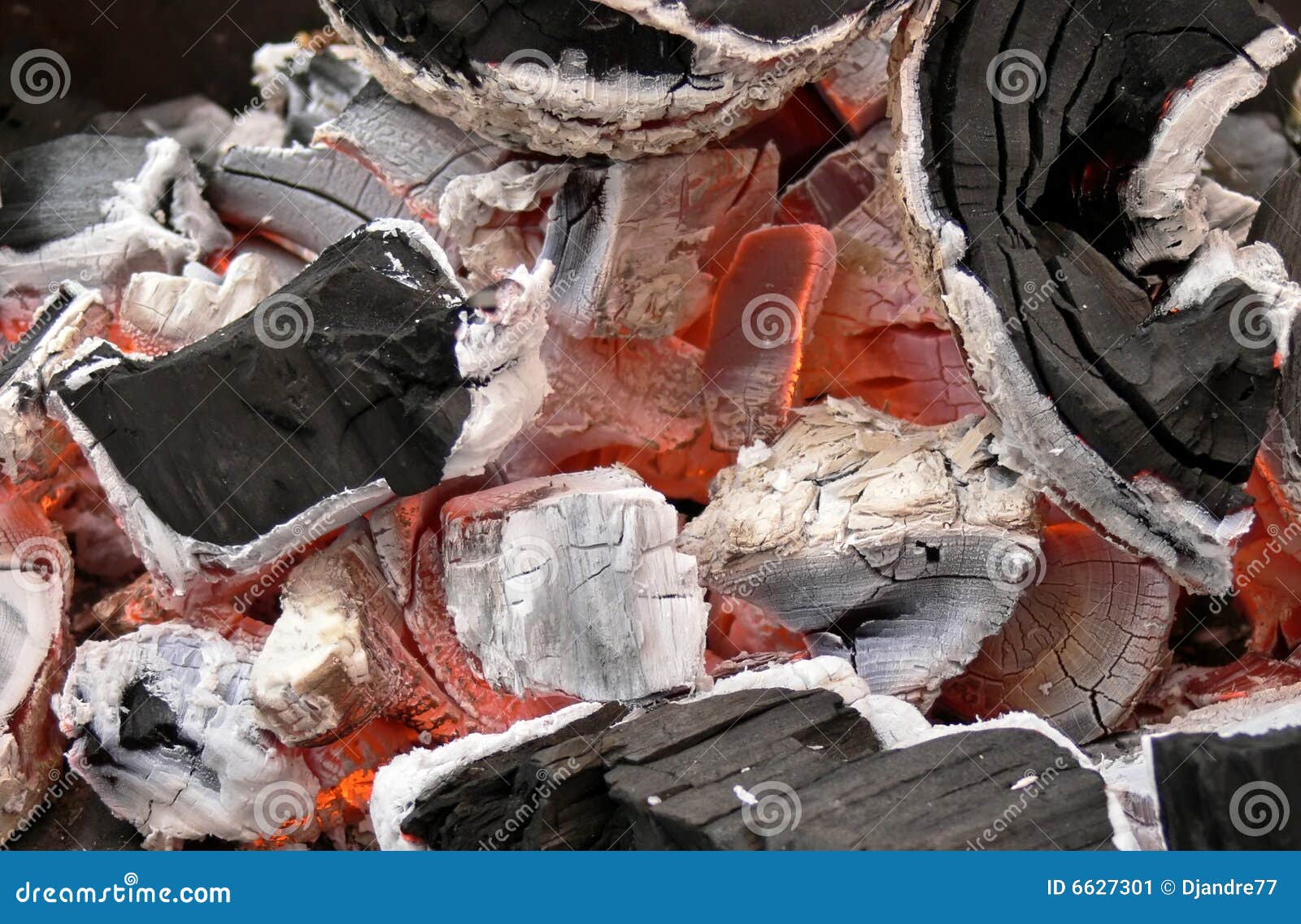 Charcoal Decays. Heat. Close Up Stock Image - Image of barbecue ...