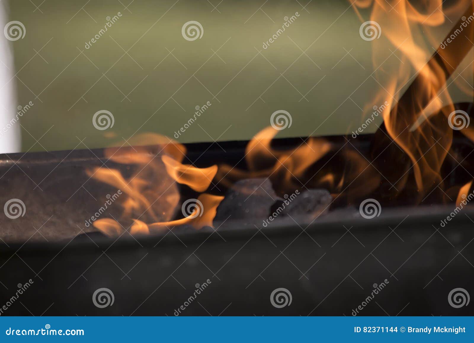 Charcoal flaming stock photo. Image of heat, grill, fuel - 82371144