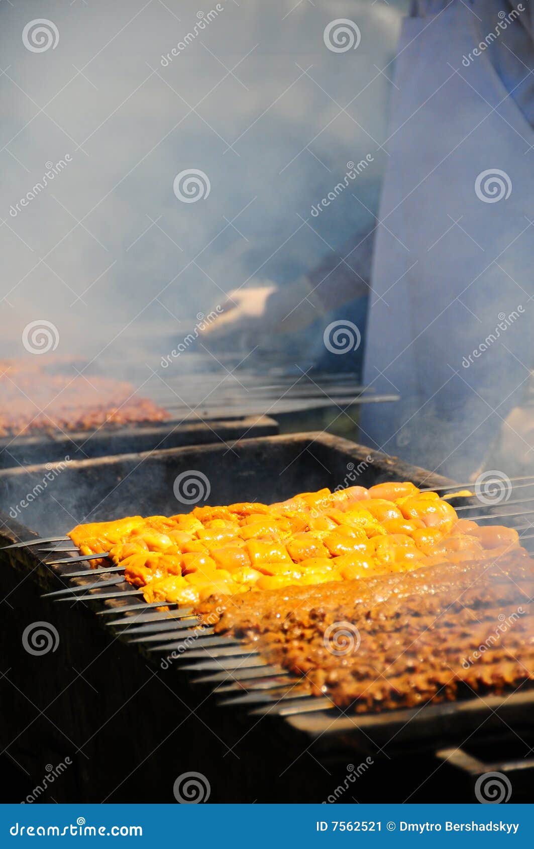 Charcoal Grill Cookout stock image. Image of cookout, grill - 7562521