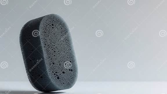 Charcoal Infused Kitchen Sponge a Cleaning Sponge Embedded with. Stock ...
