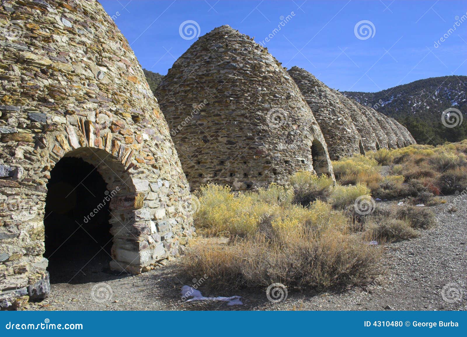 Charcoal Kilns stock photo. Image of california, destination - 4310480