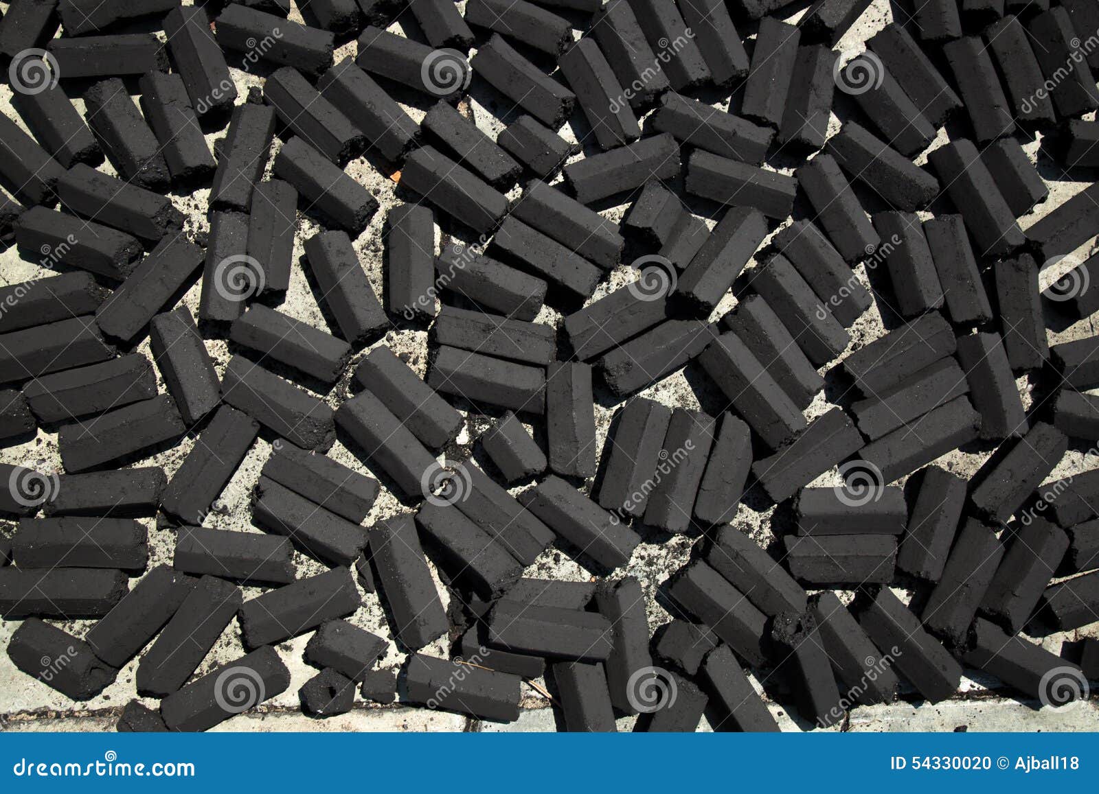 Charcoal Pack Bar Made From Coconut Shell Background Stock Photography ...