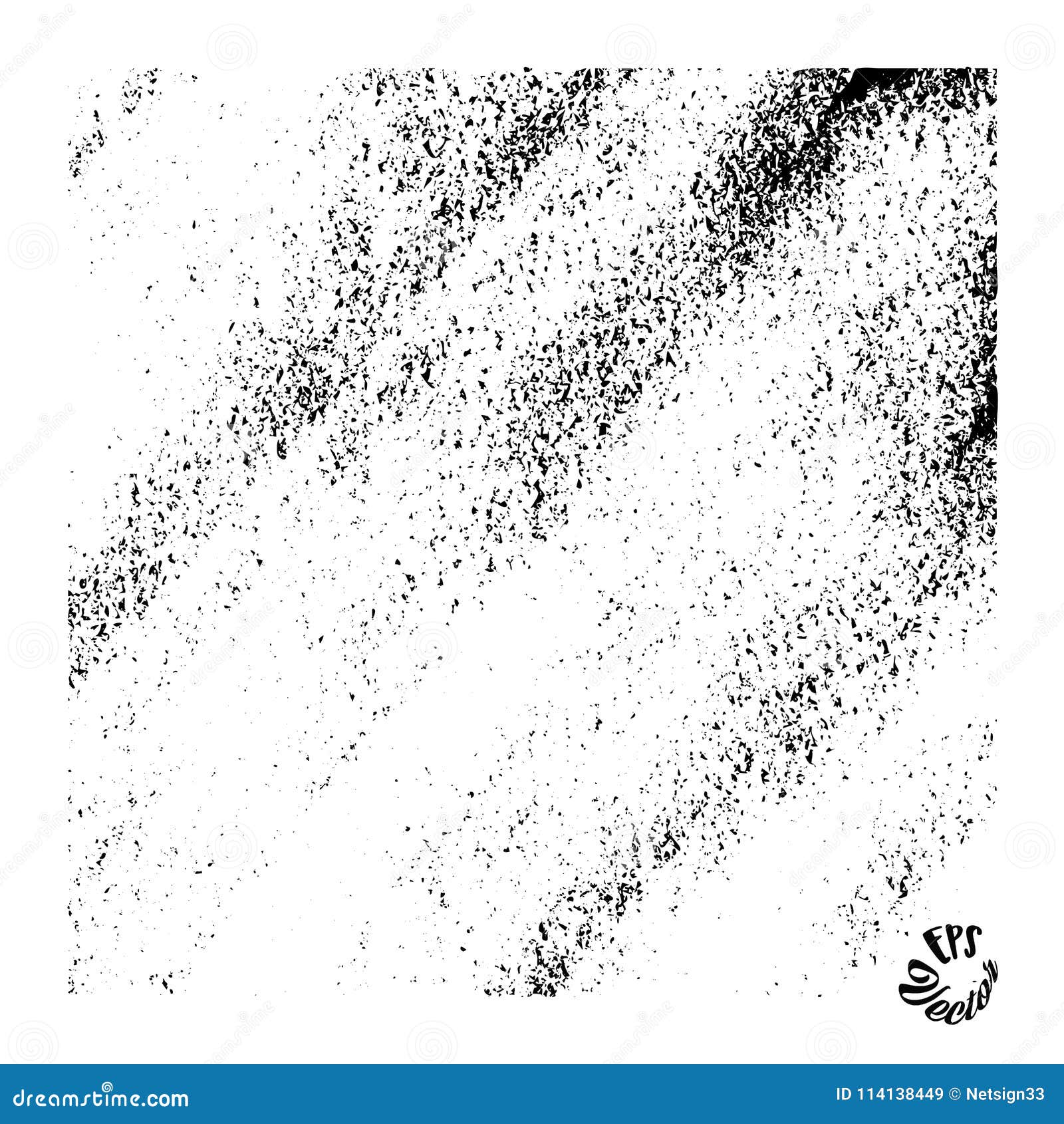 Charcoal Painted Vector Background Box Stock Vector - Illustration of ...