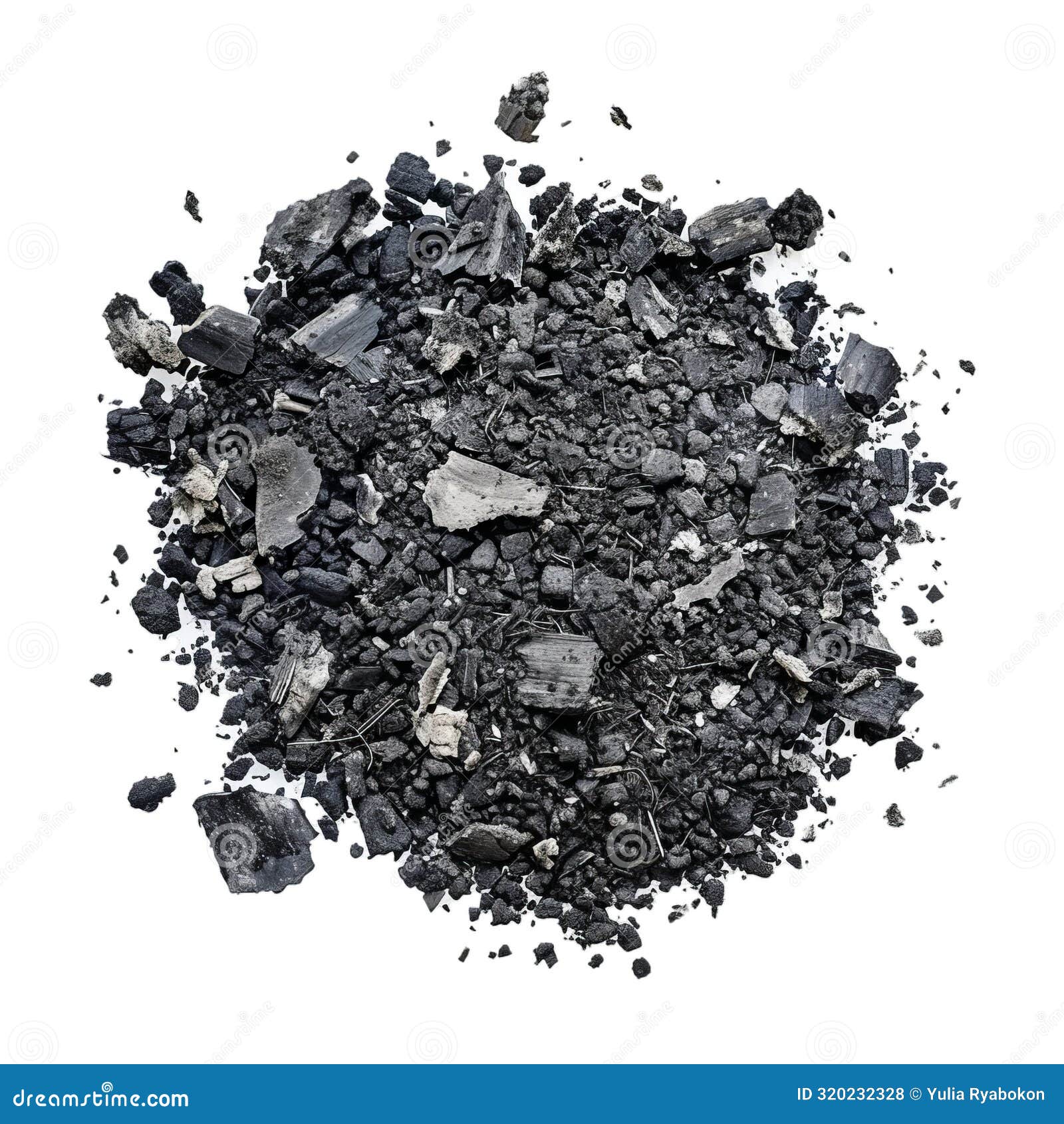 Charcoal Pieces on Transparent Background Stock Photo - Image of ...