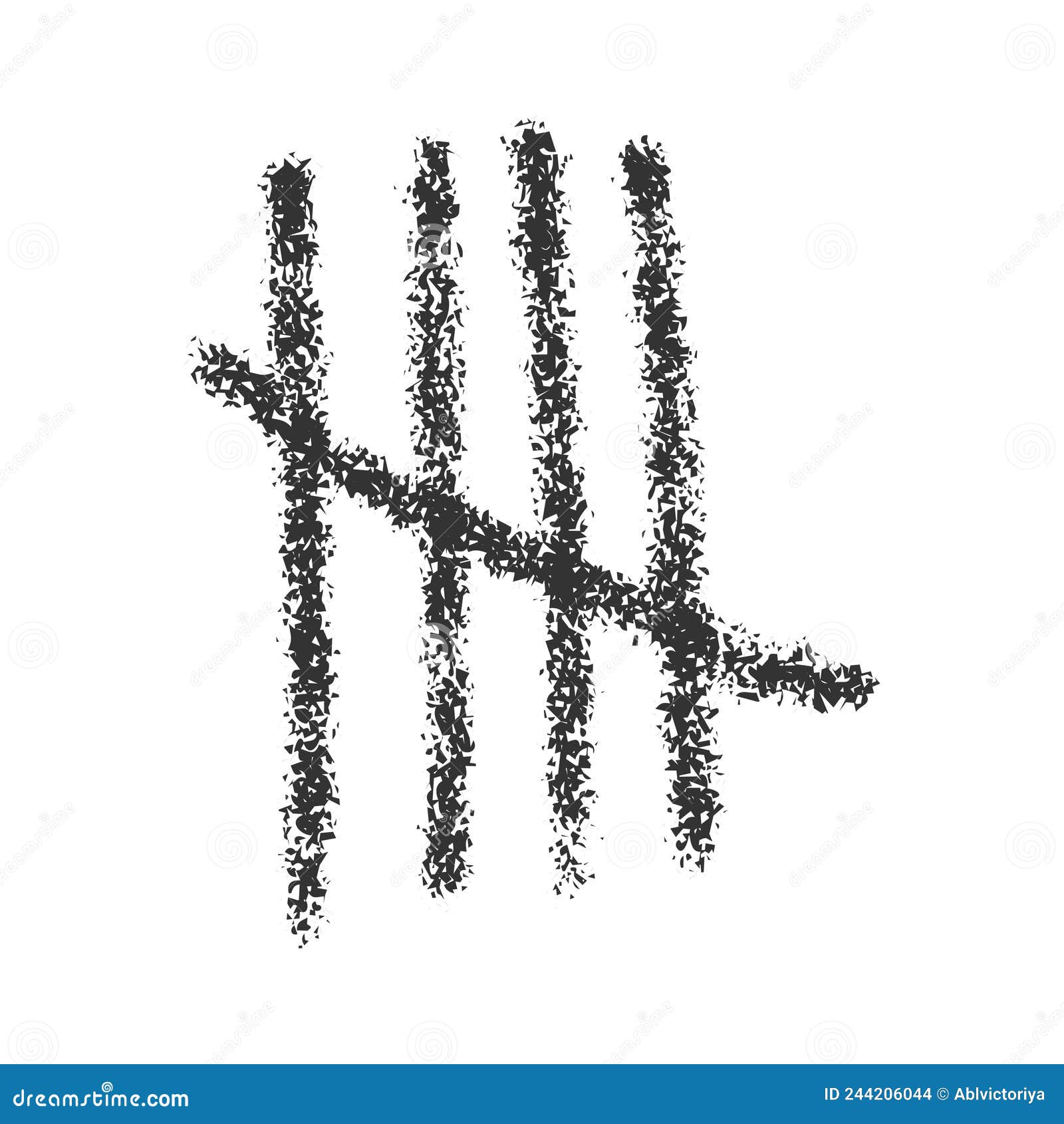 Charcoal Tally Marks Isolated On Transparent Background. Set Of Day ... Charcoal Tally Marks Isolated On Transparent Background. Set Of Day ...