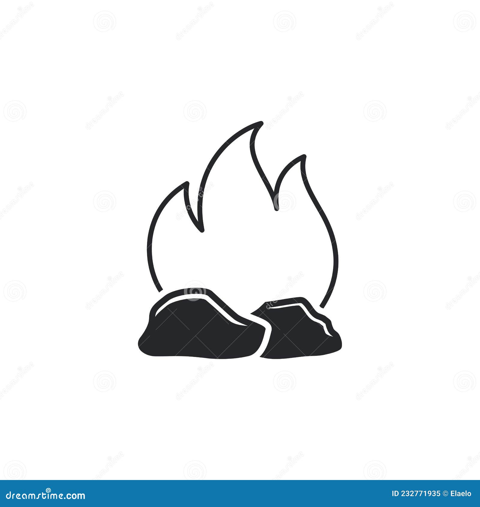 Charcoal Vector Icon Design Illustration Stock Vector - Illustration of ...