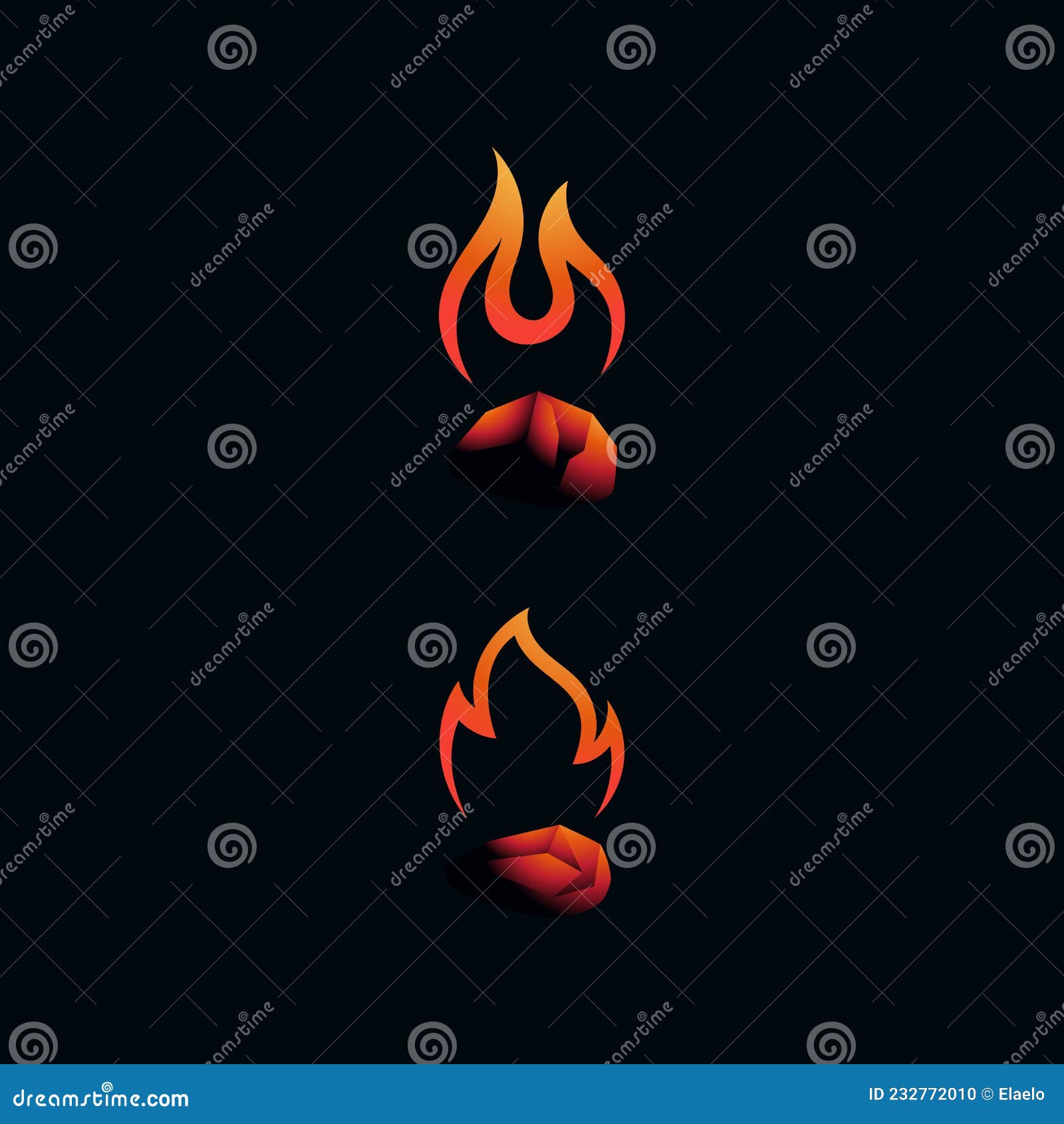 Charcoal Vector Icon Design Illustration Stock Vector - Illustration of ...