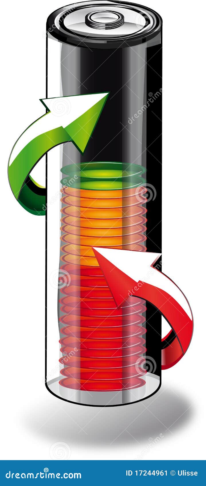 Charge Aa Battery Charger Cartoon Vector Illustration | CartoonDealer ...