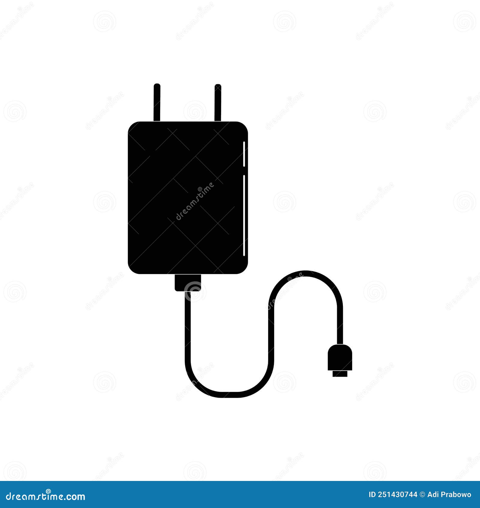 Charge Phone Icon Logo Vector Design Stock Vector - Illustration of ...