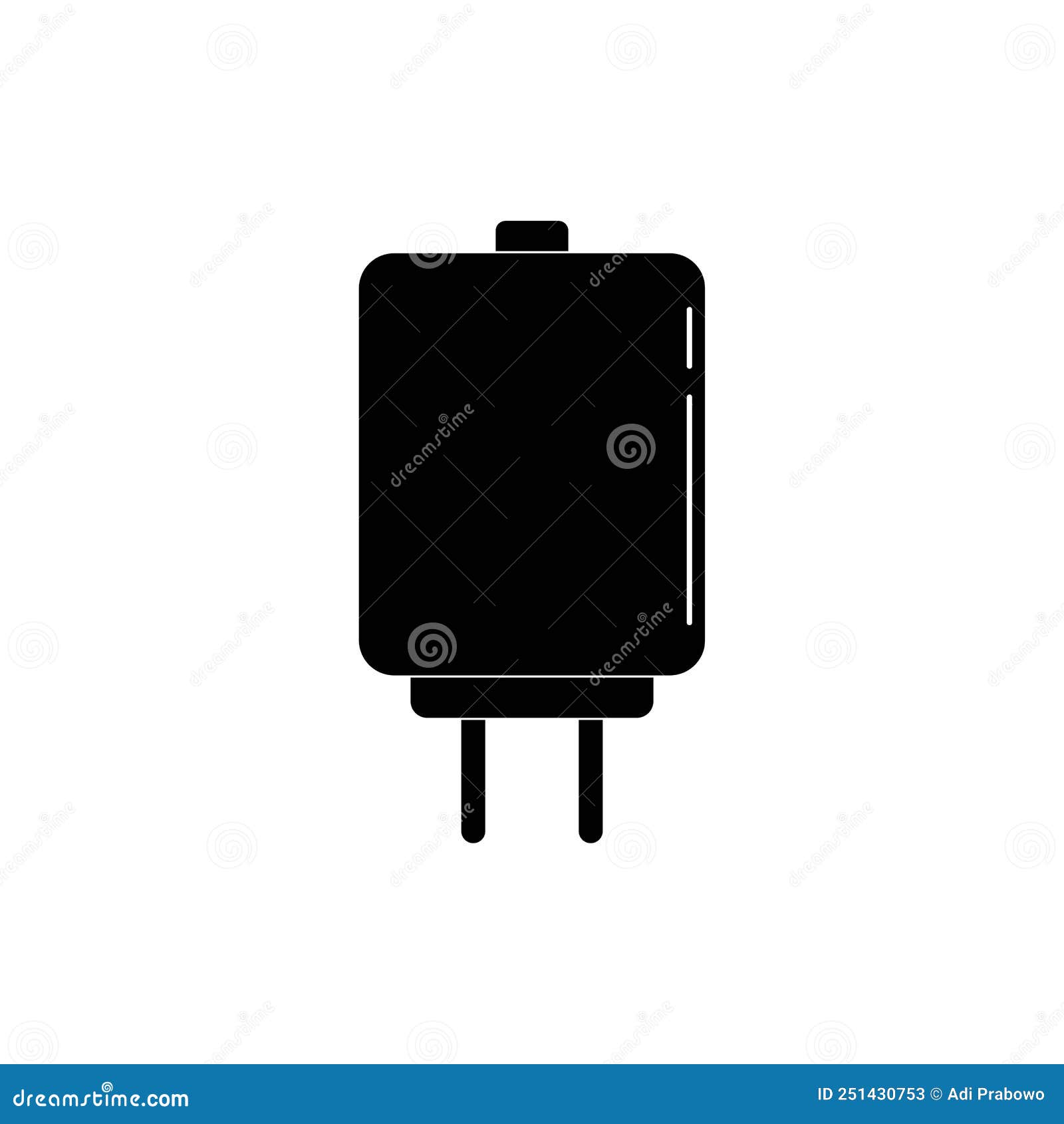Charge Phone Icon Logo Vector Design Stock Vector - Illustration of ...