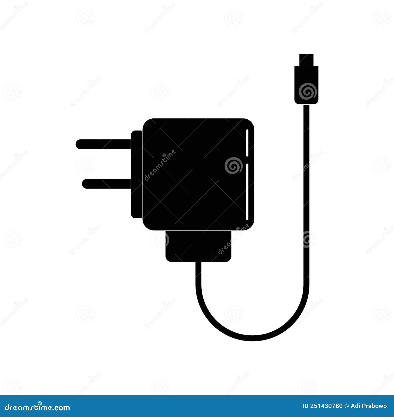 Charge Phone Icon Logo Vector Design Stock Vector - Illustration of ...