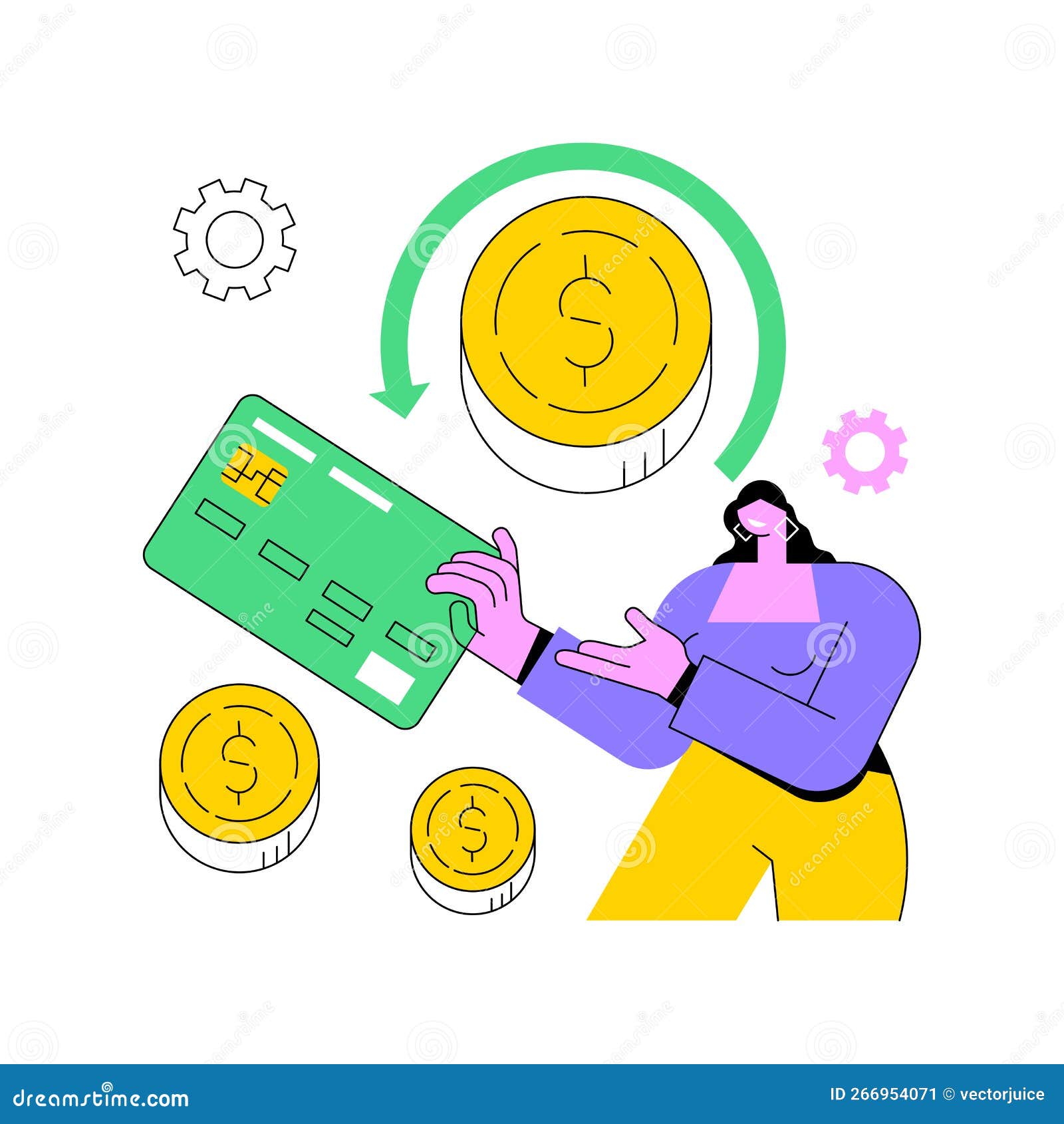 Chargeback Abstract Concept Vector Illustration Stock Vector ... Chargeback Abstract Concept Vector Illustration Stock Vector ...