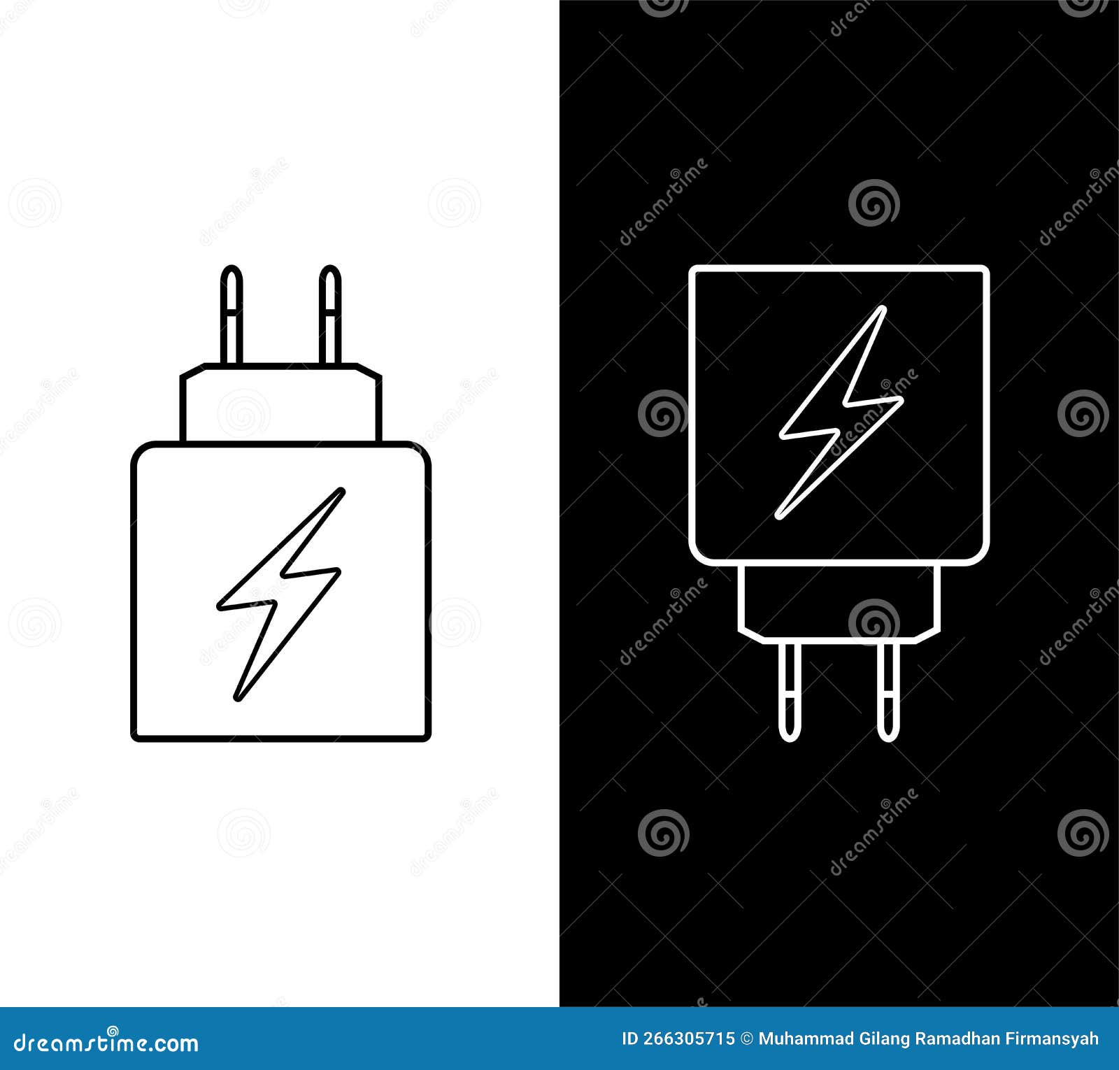 Smartphone Charger Head Adapter Symbol Stock Vector - Illustration of ...