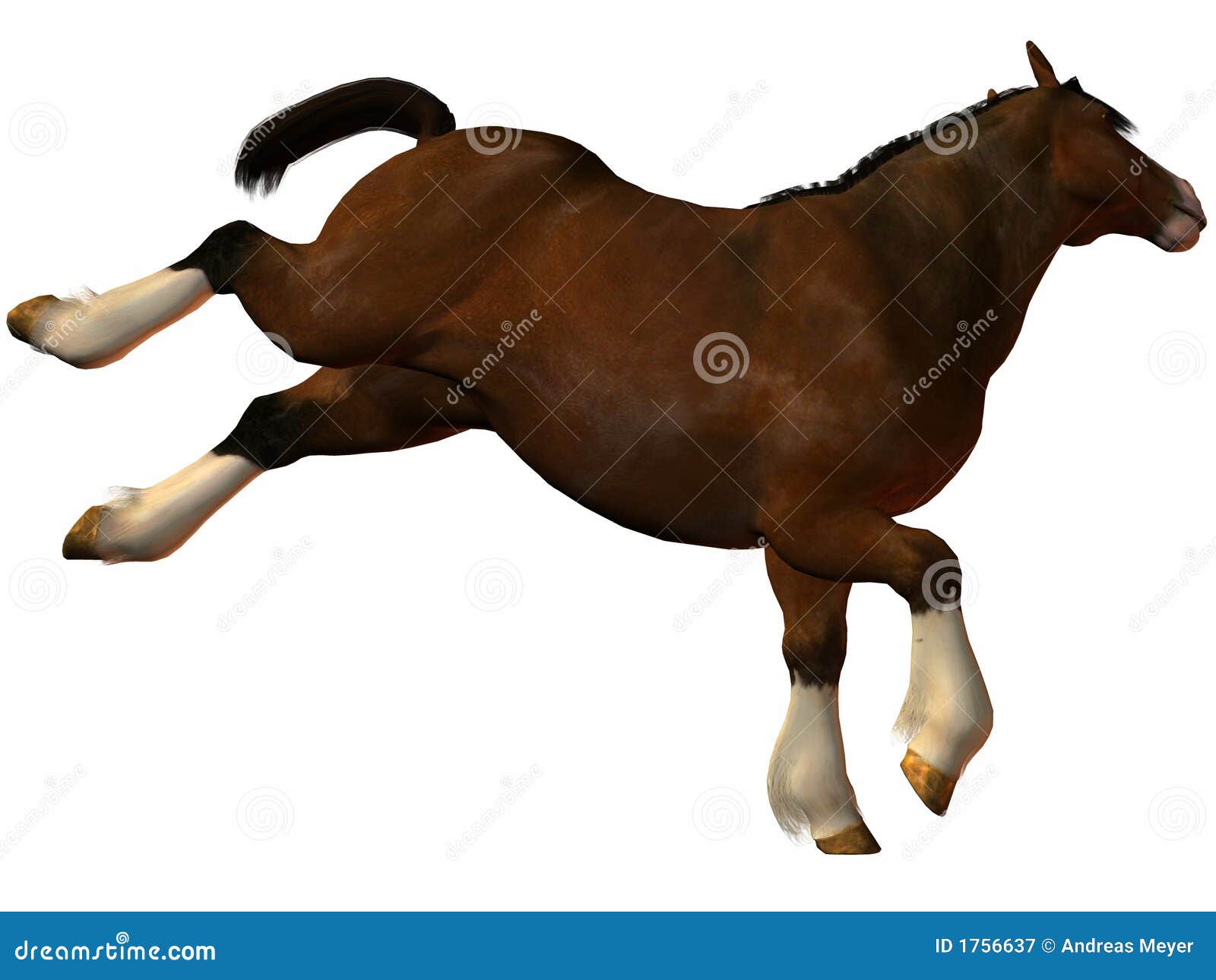 Charger Horse-Leap Royalty-Free Stock Photo | CartoonDealer.com #1756623